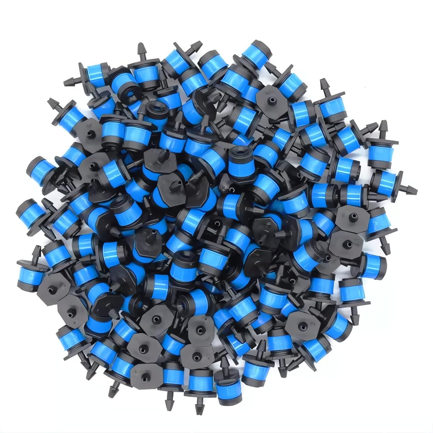 UKLL-100pcs Drip Emitters Fan Shape Water Flow Adjustable for 1/4" Drip ...