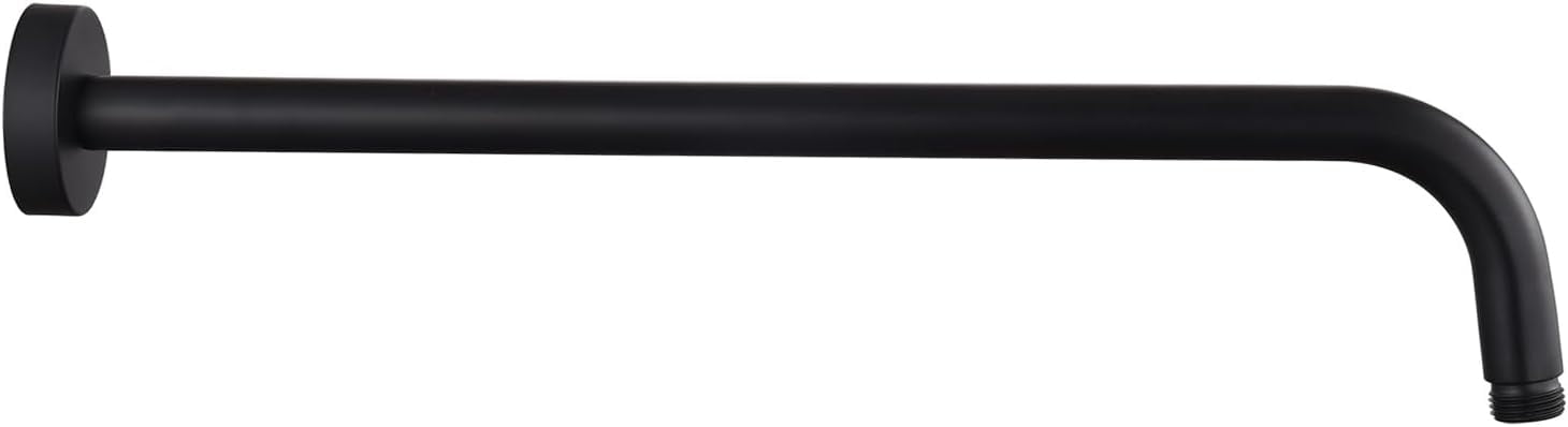 UKLL-12 Inch Shower Arm with Flange,Stainless Steel 90 Degree Rain ...