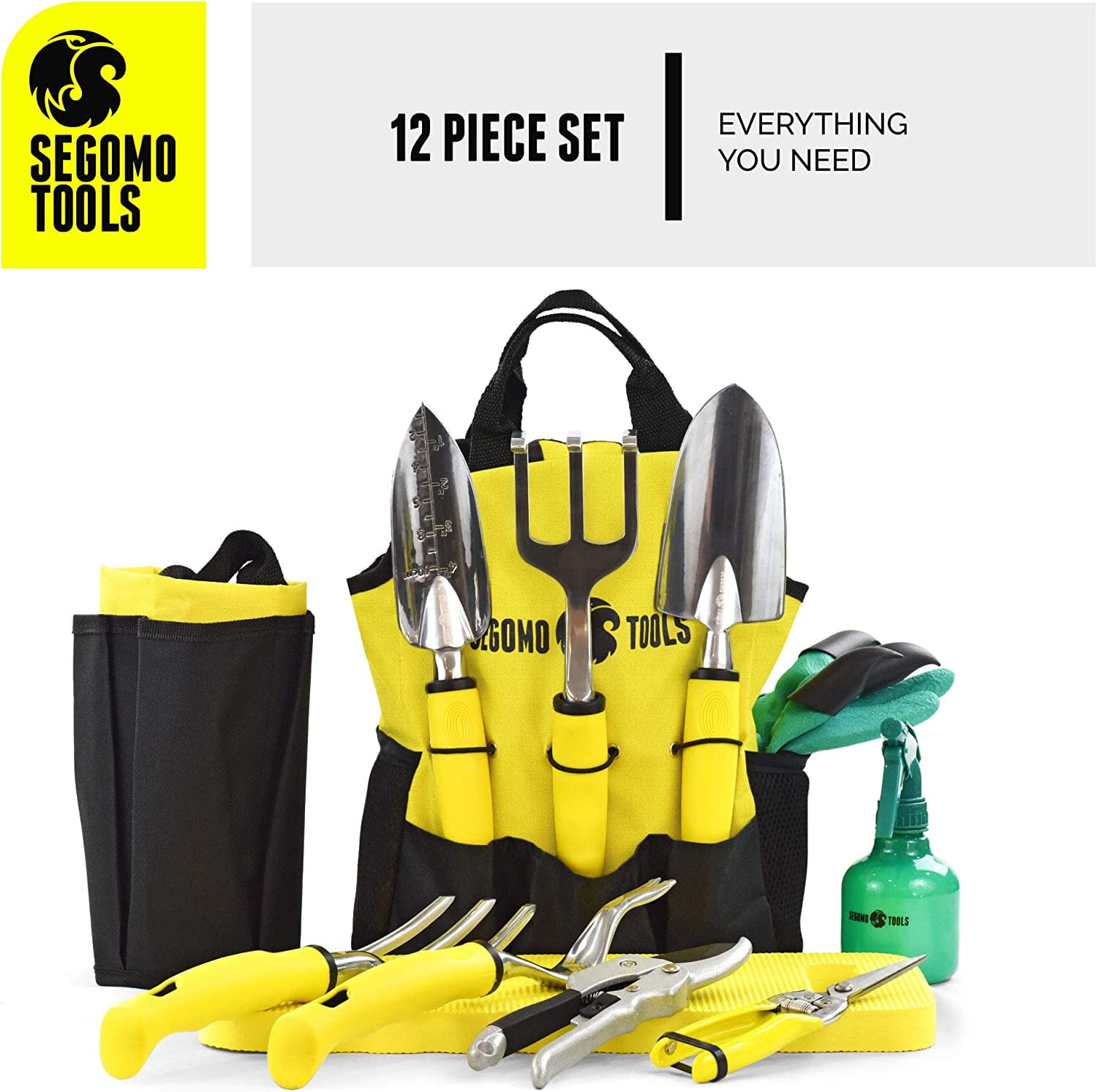 UKLL-12 Piece Garden Tool Set (Including Garden Tools Along with Gloves ...