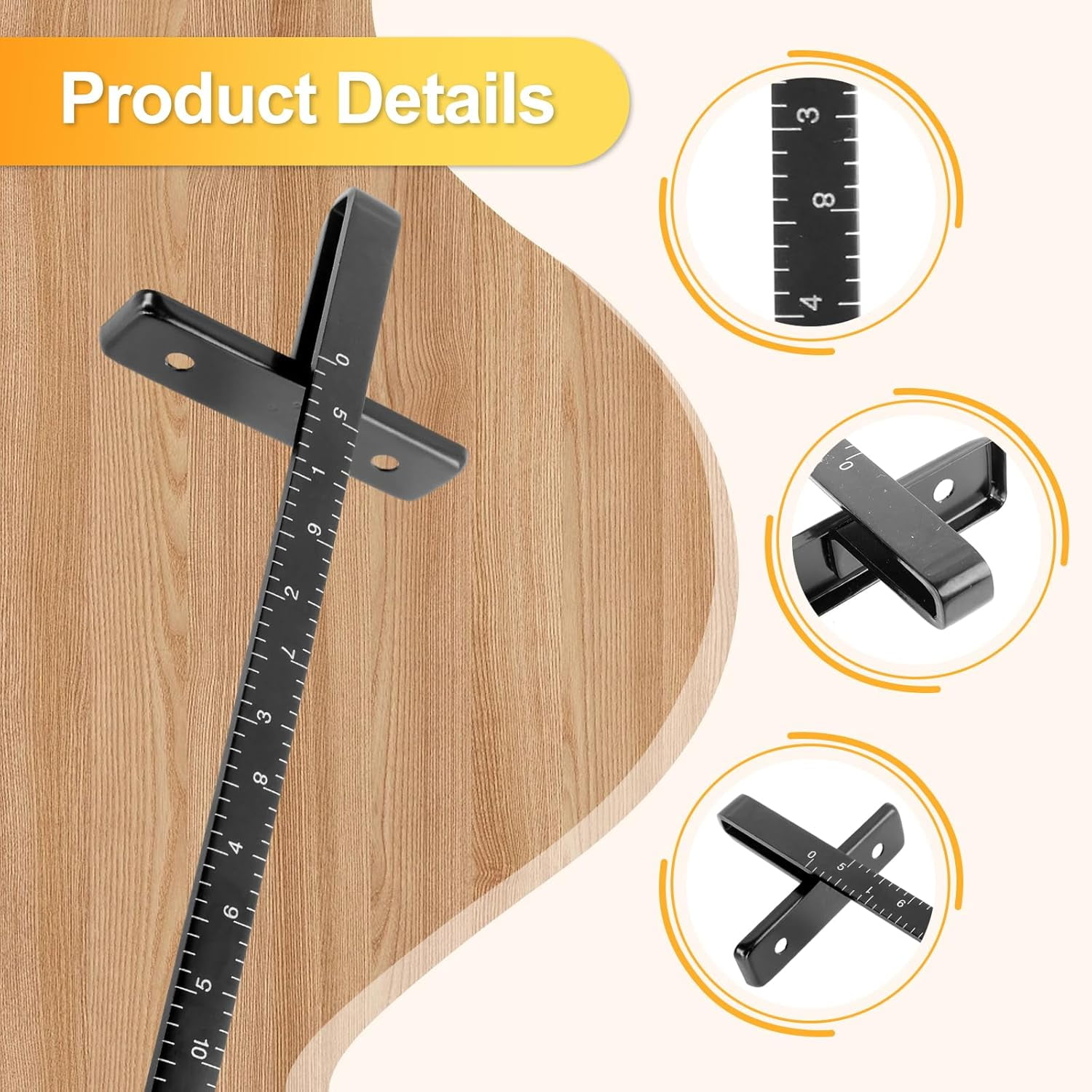 UKLL-164095-8 Circular Saw Guide Rip Fence Kit Metal Rip Fence Edge ...