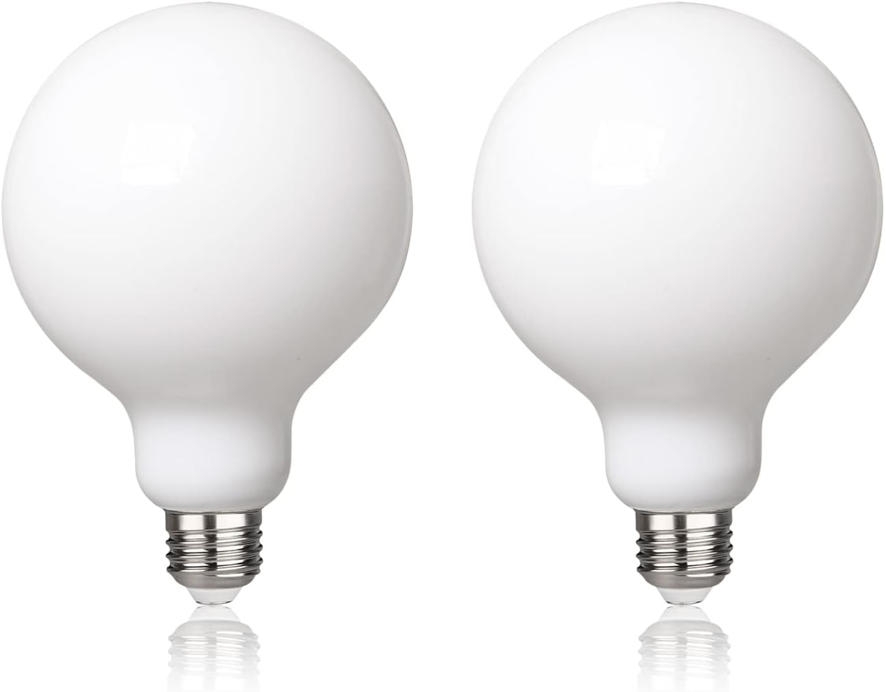 UKLL-2 Pack G30(G95) Globe LED Light Bulbs, 5.5W Dimmable 50 Watt ...