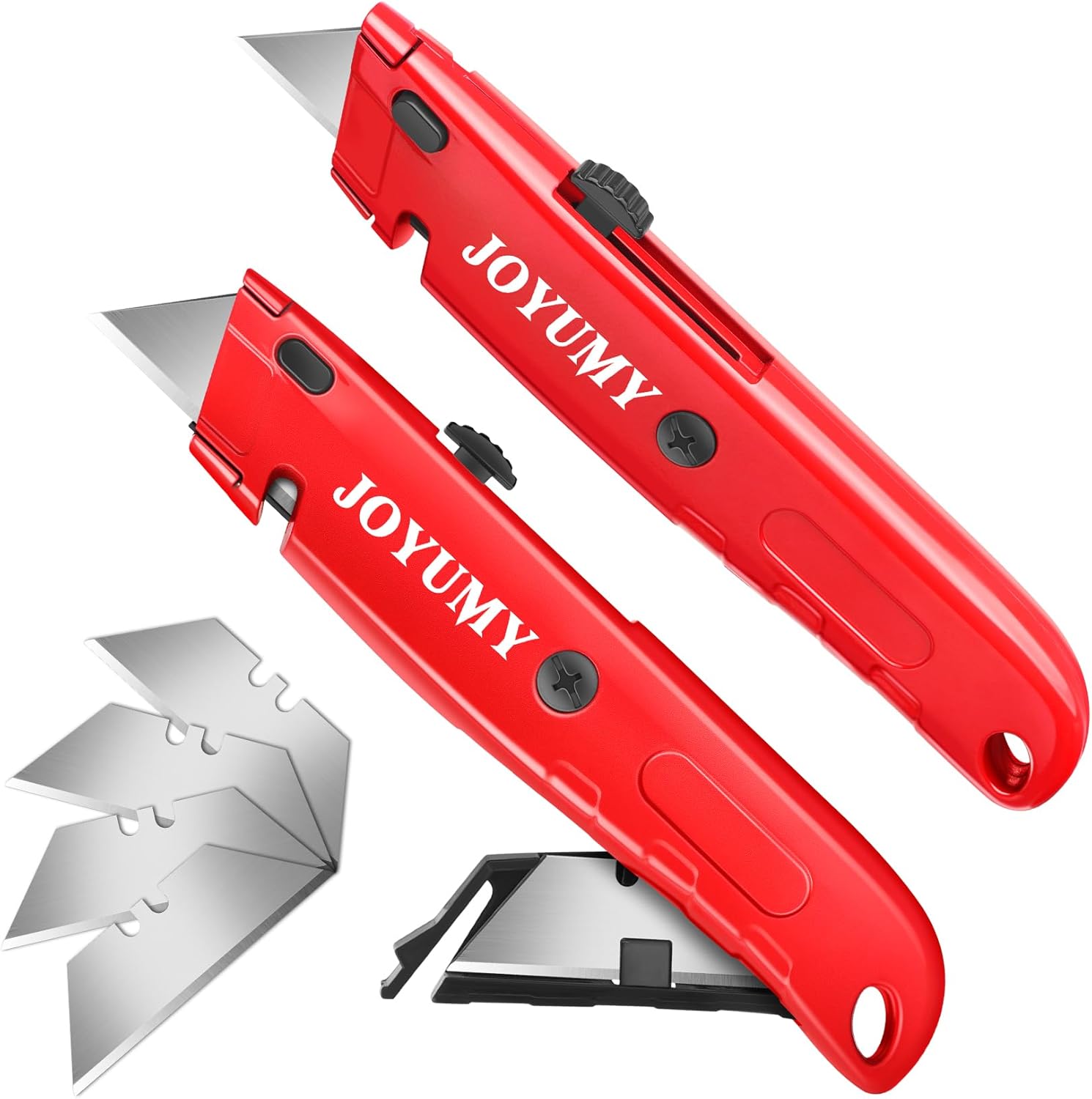 UKLL-2 Pack Retractable Utility Knife Box Cutters, Heavy Duty Box ...