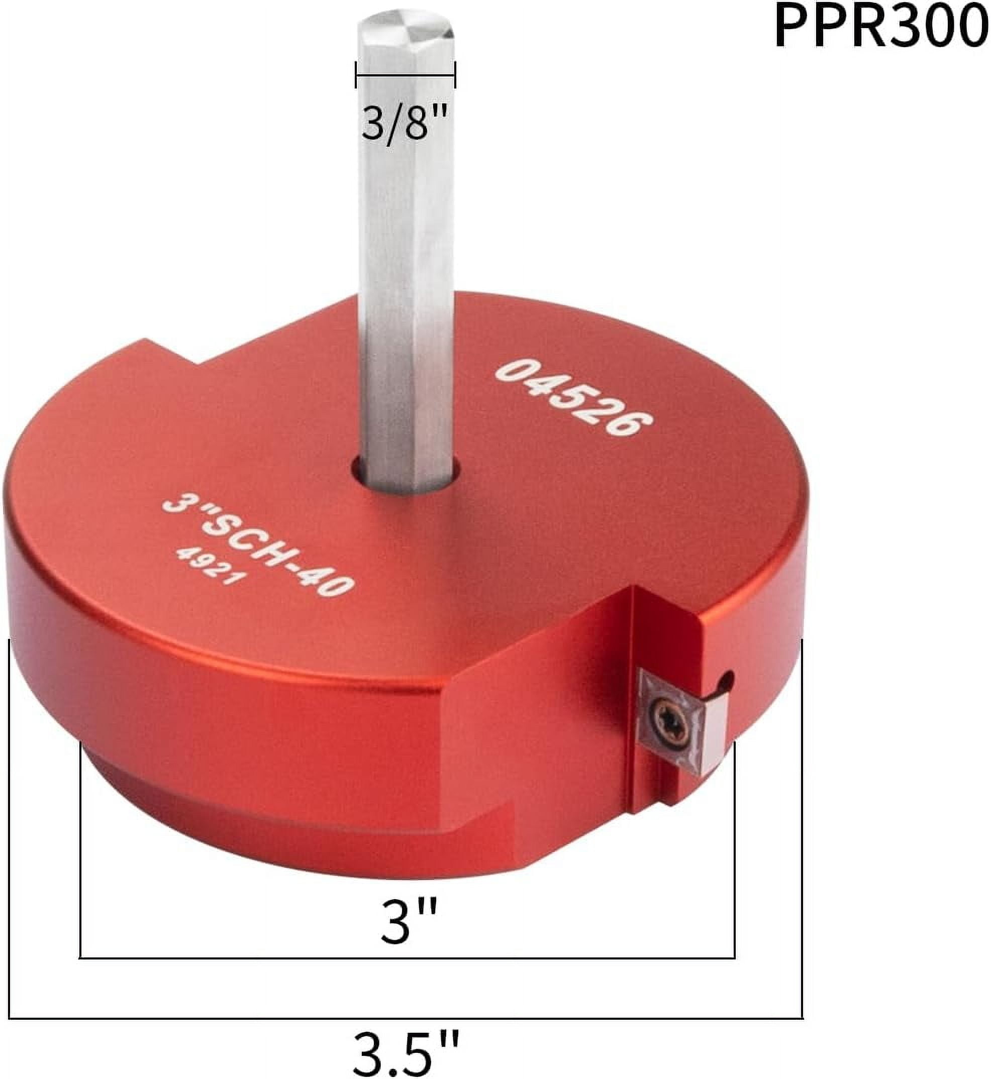 UKLL-2 Wings PVC Pipe Reamer, Plastic PVC Pipe Fitting Saver Kit Fit ...