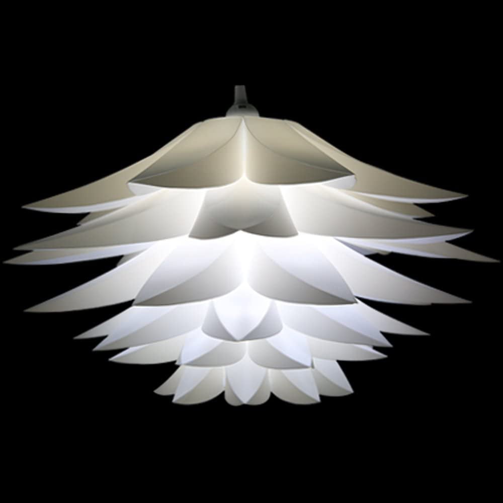 UKLL-20" (50cm) Ceiling Pendant DIY IQ Jigsaw Puzzle Lotus Flower Lamp ...