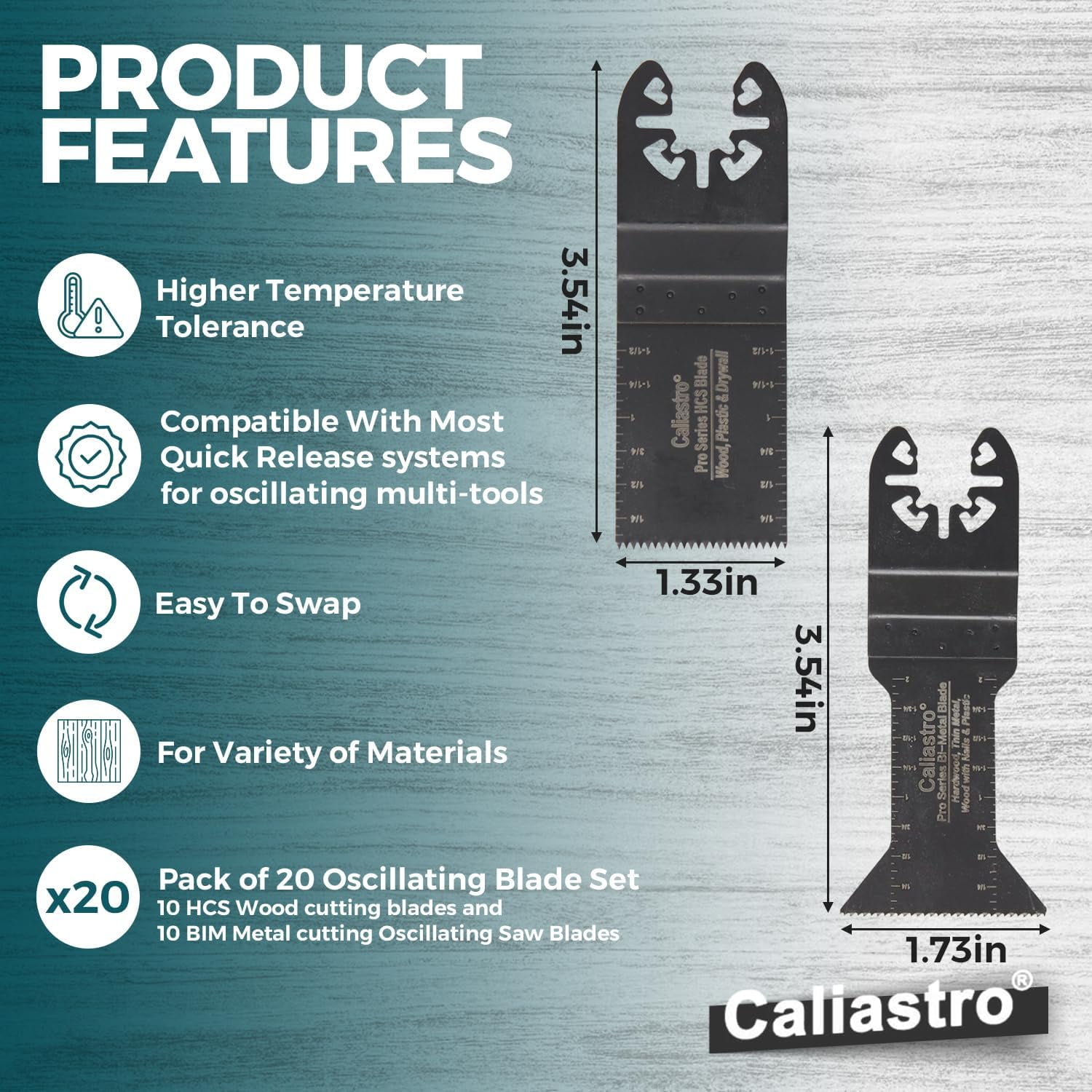 UKLL-20 Wood Metal Professional Oscillating Multi Tool Quick Release ...