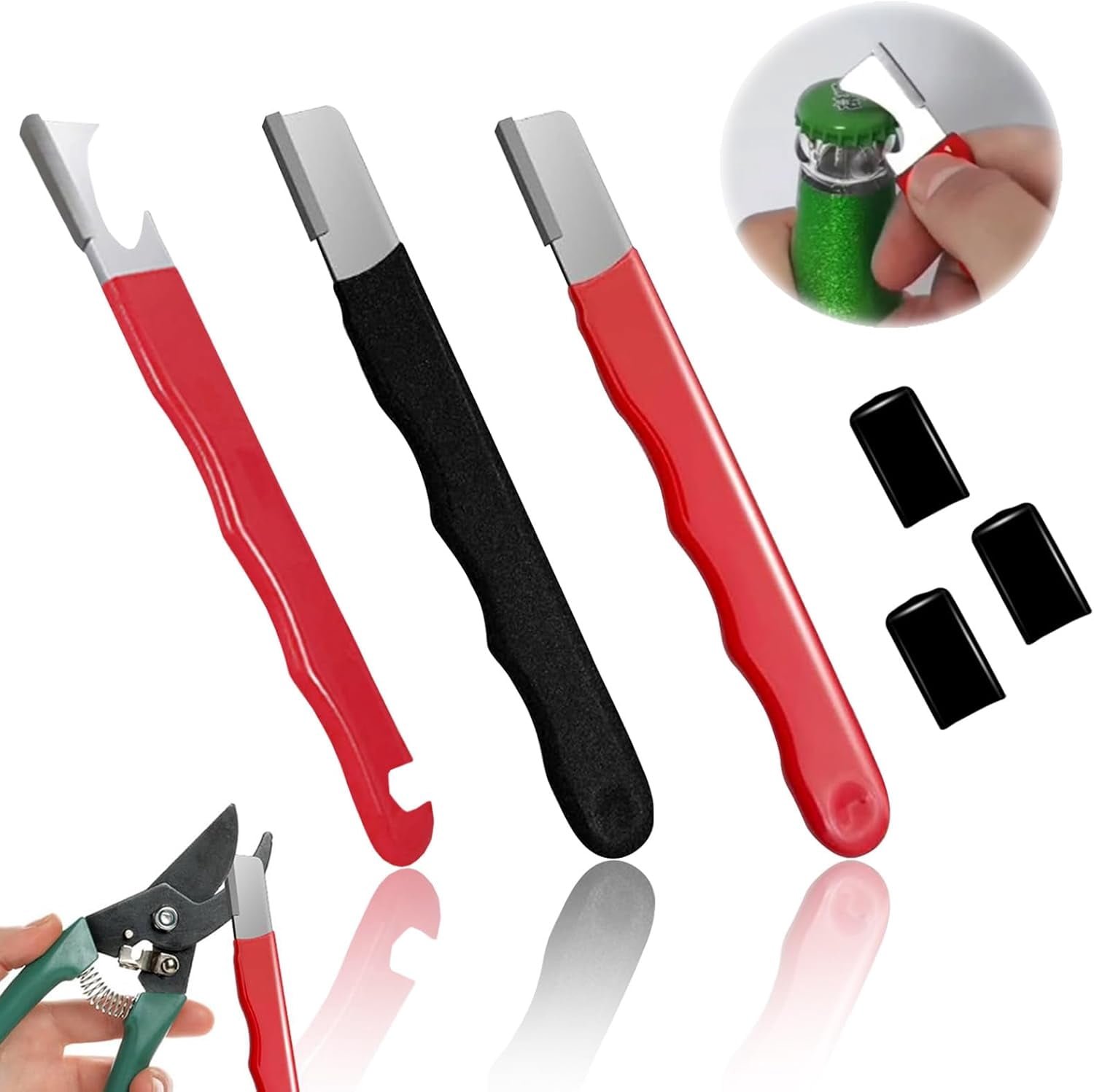UKLL--2025 New Pocket Knife Sharpener, Portable Garden Tool Sharpener ...