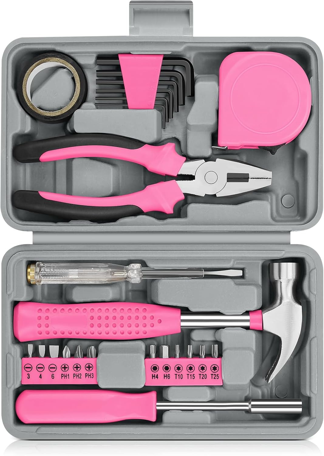 UKLL-24 Piece Small Tool Kit for Men and Women, Mini Hand Tool Set with ...