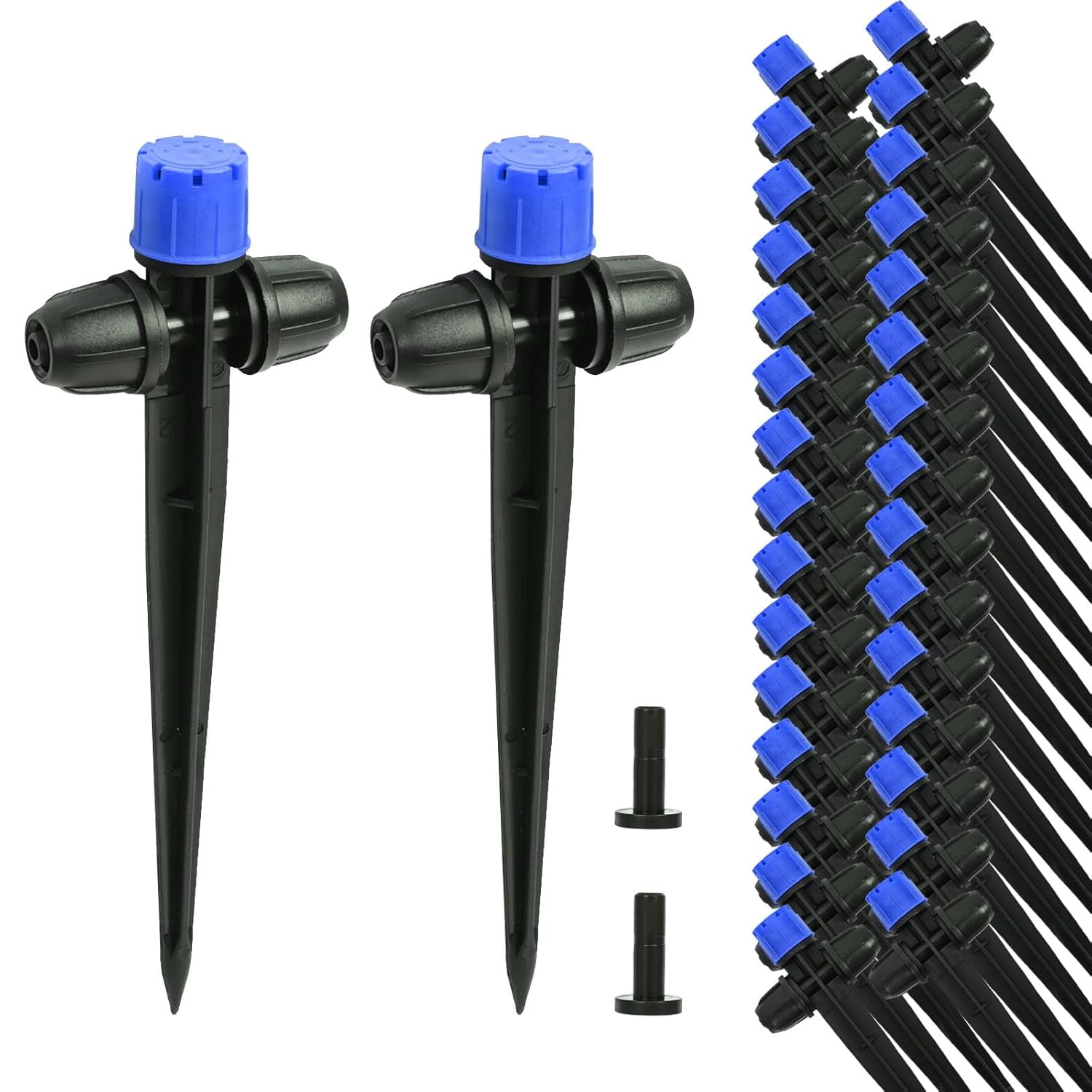 UKLL-28 Pcs Drip Irrigation Emitters,with Lock Barbed Adjustable Degree ...