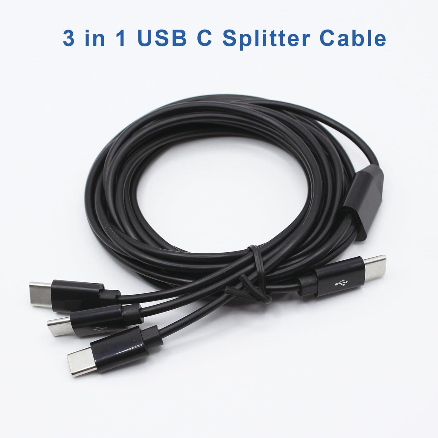 UKLL-3 in 1 USB Type C Splitter Cable,USB C Male to 3 USB C Male Data ...
