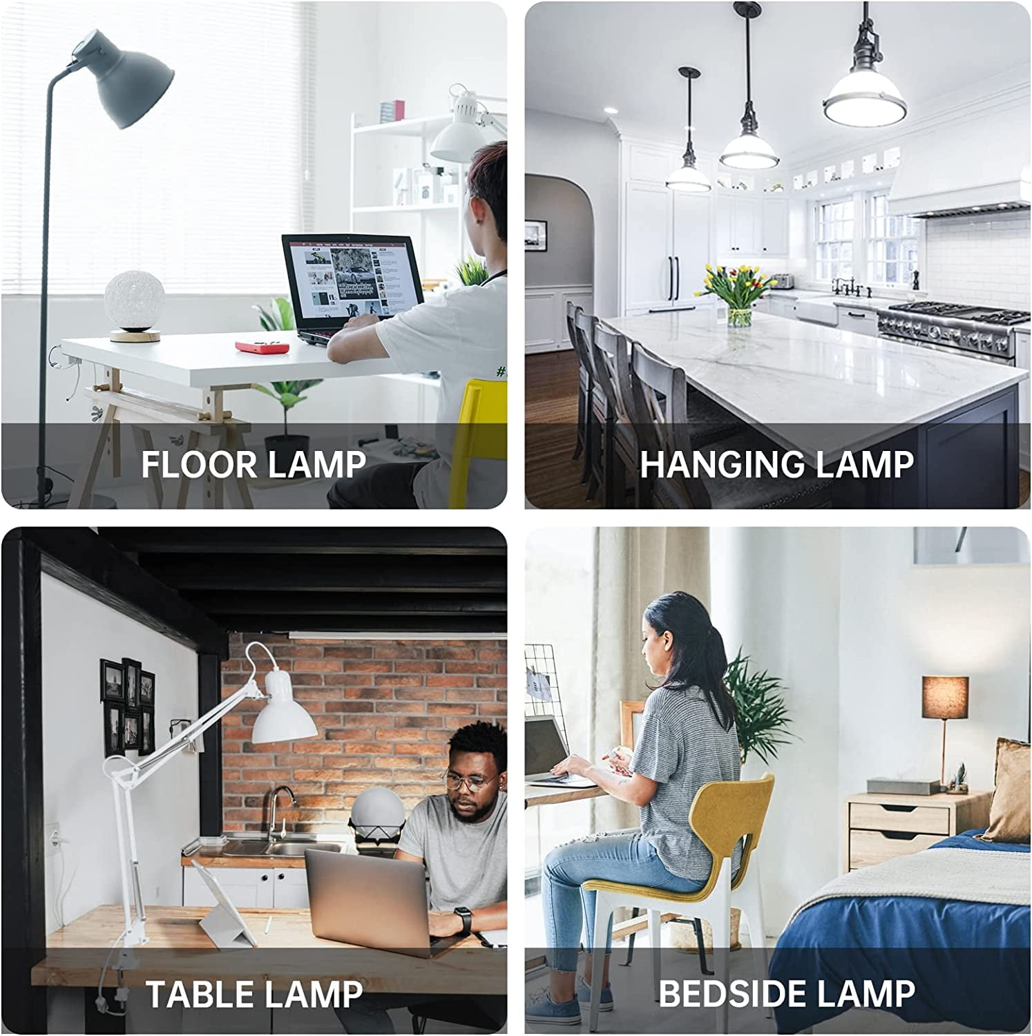 UKLL-3 Color Temperature LED Light Bulb A19 2700K-5000K-4000K,3CCT ...