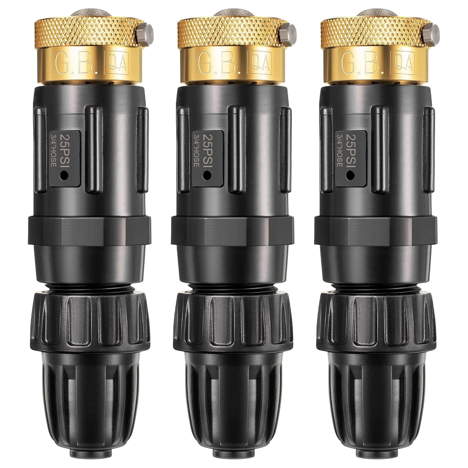 UKLL-3 Set 25 Psi Drip Irrigation Faucet Adapter Kit 1/2'' Irrigation ...