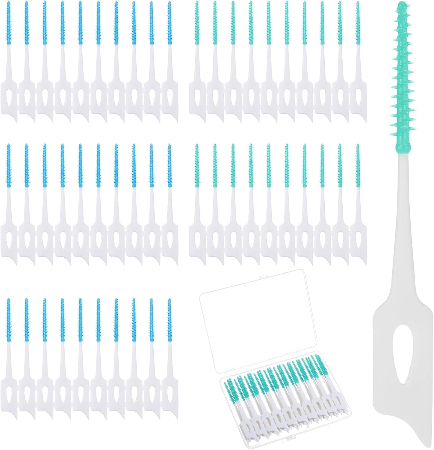 UKLL-320 Pieces Dual Purpose Toothpick, Dual-Use Interdental Brushes ...