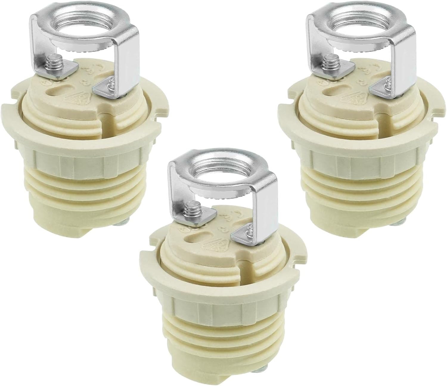UKLL-3PCS G9 Lamp Holder with Bracket G9 Threaded Ceramic Halogen ...