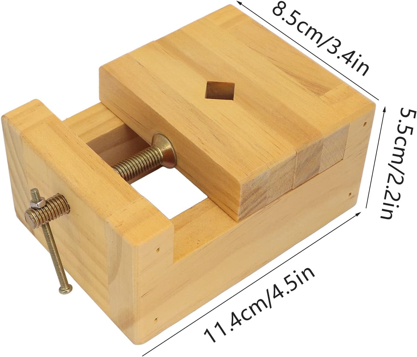 UKLL-4.5x3.4x2.2in Wood Carving Clamp Press DIY Mini Flat Pliers Vise ...