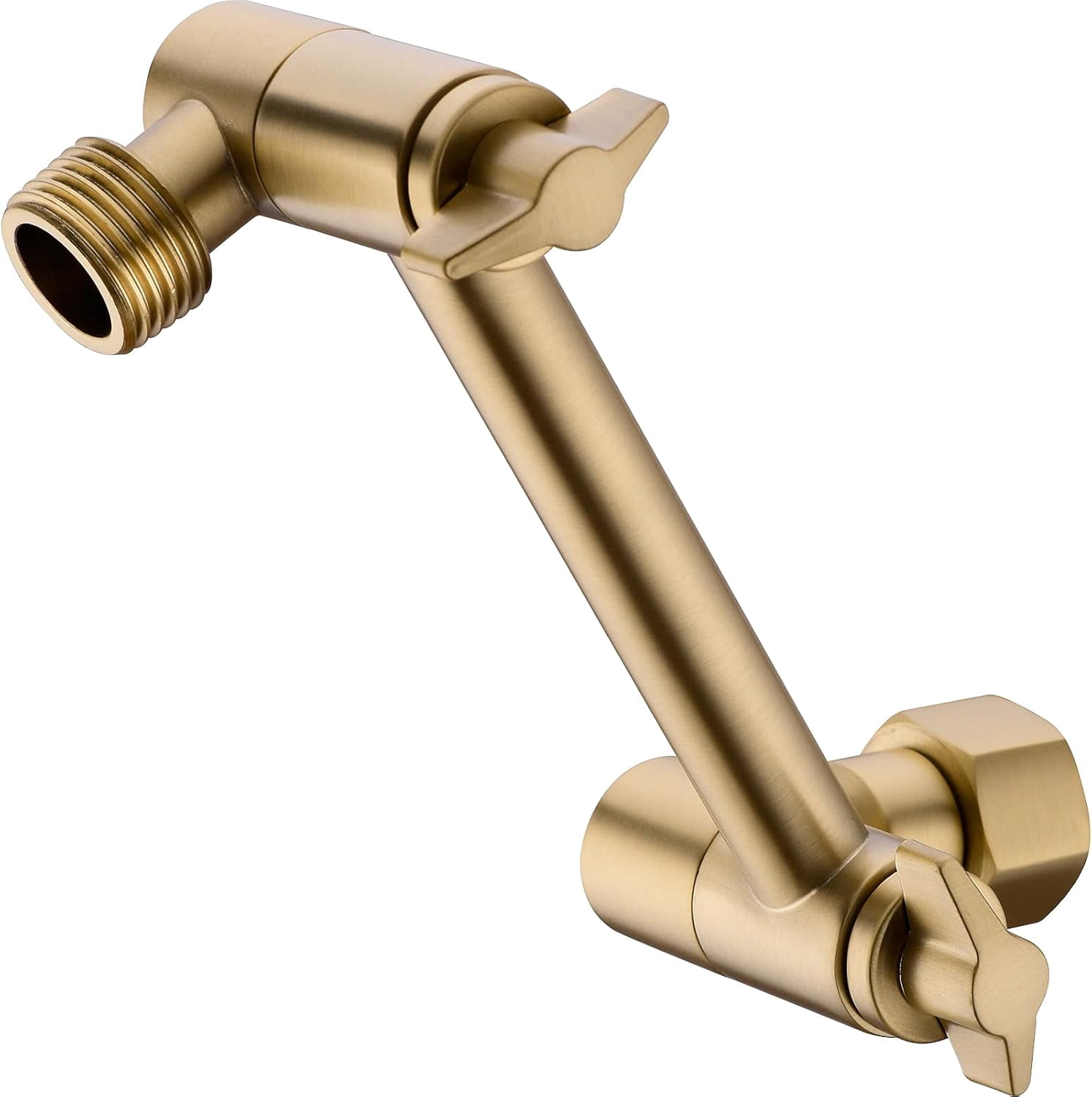 UKLL-4 Inch Brass Shower Arm Adjustable Height Shower Head Extension ...