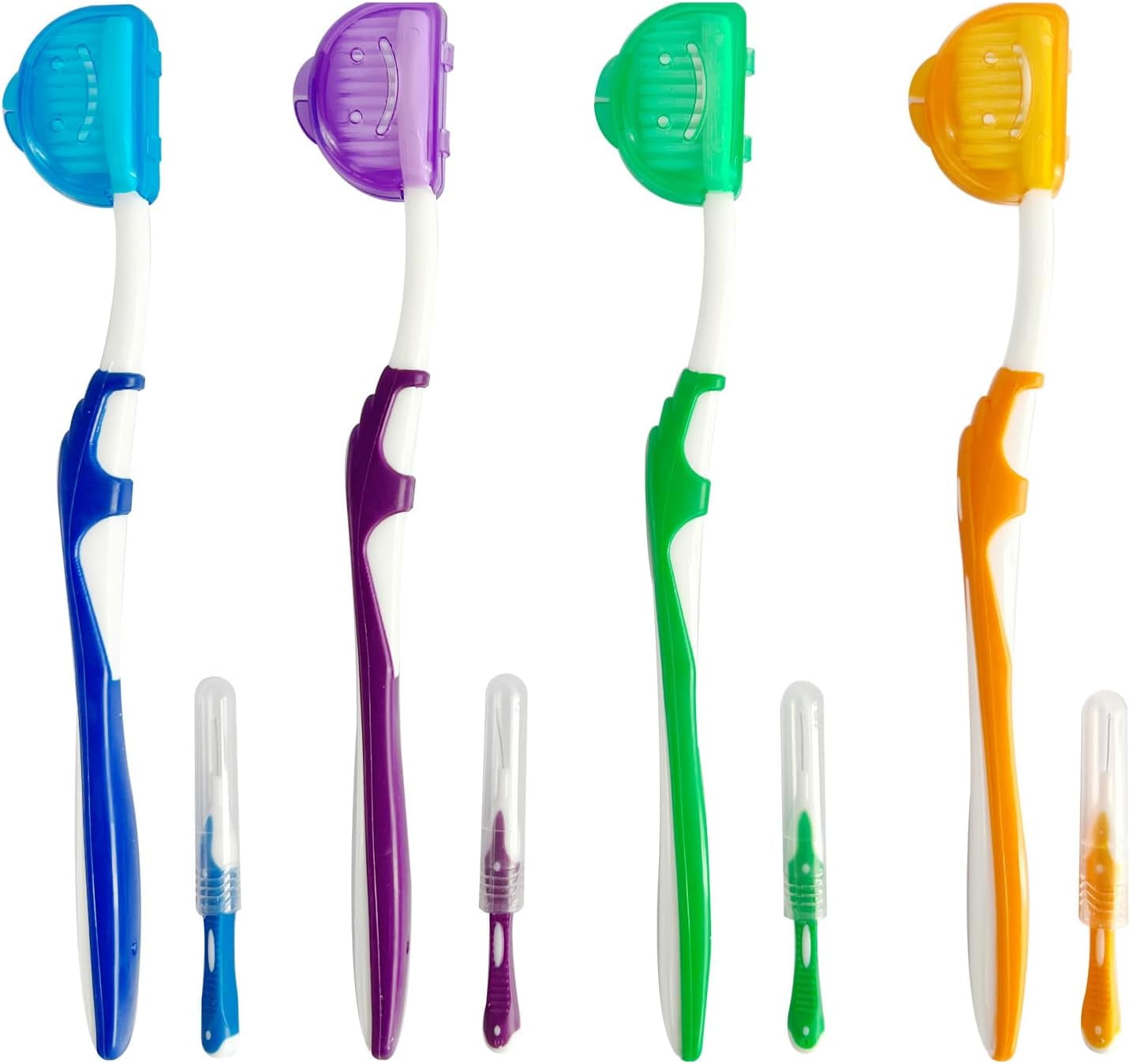 UKLL-4-Pack Orthodontic Dental Care Kit – Includes Soft Bristle ...