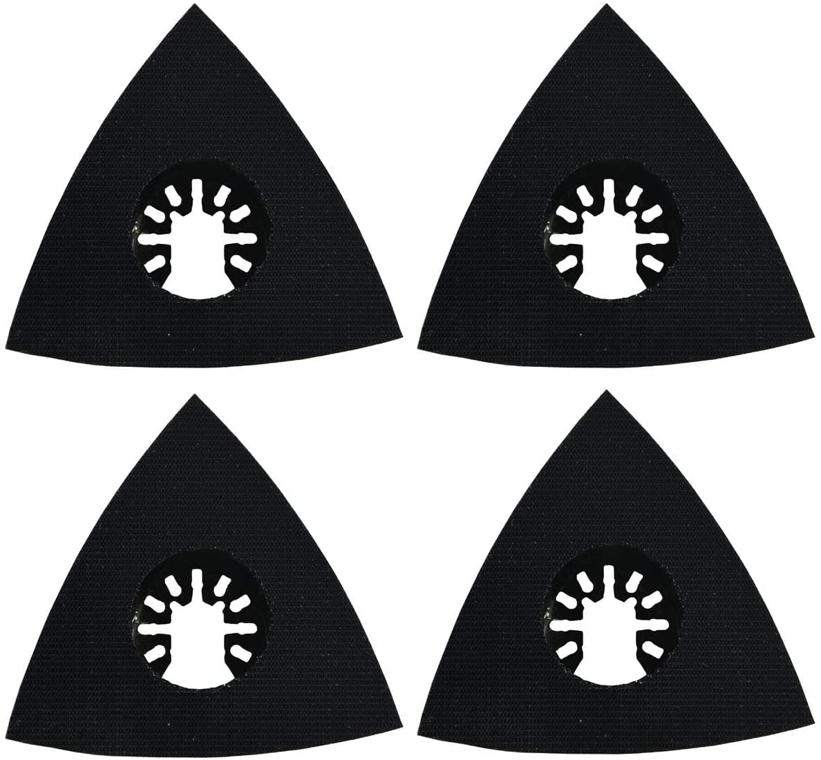 UKLL-4 Pcs 3.5 Inch 90mm Triangular Hook & Loop Oscillating Multi Tool ...