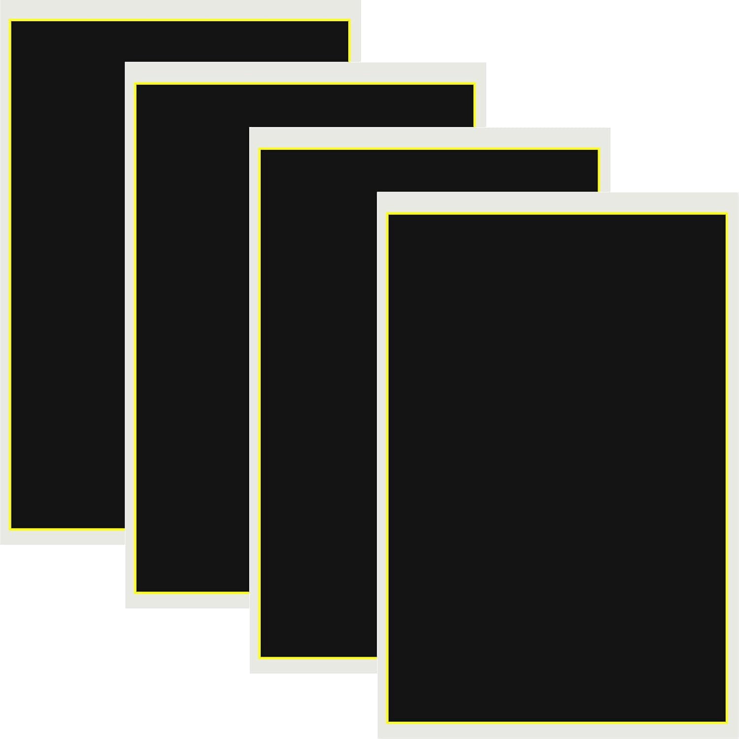 UKLL-4 Pieces Black Laser Engraving Marking Paper 39x27CM Engraving ...