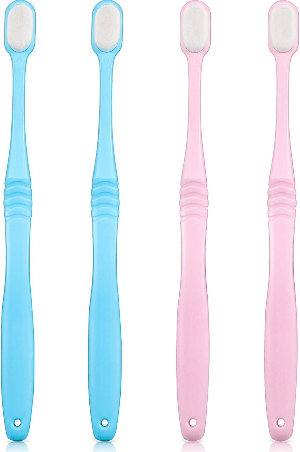 UKLL-4 Pieces Extra Soft Toothbrushes Micro Nano Manual Toothbrush for ...