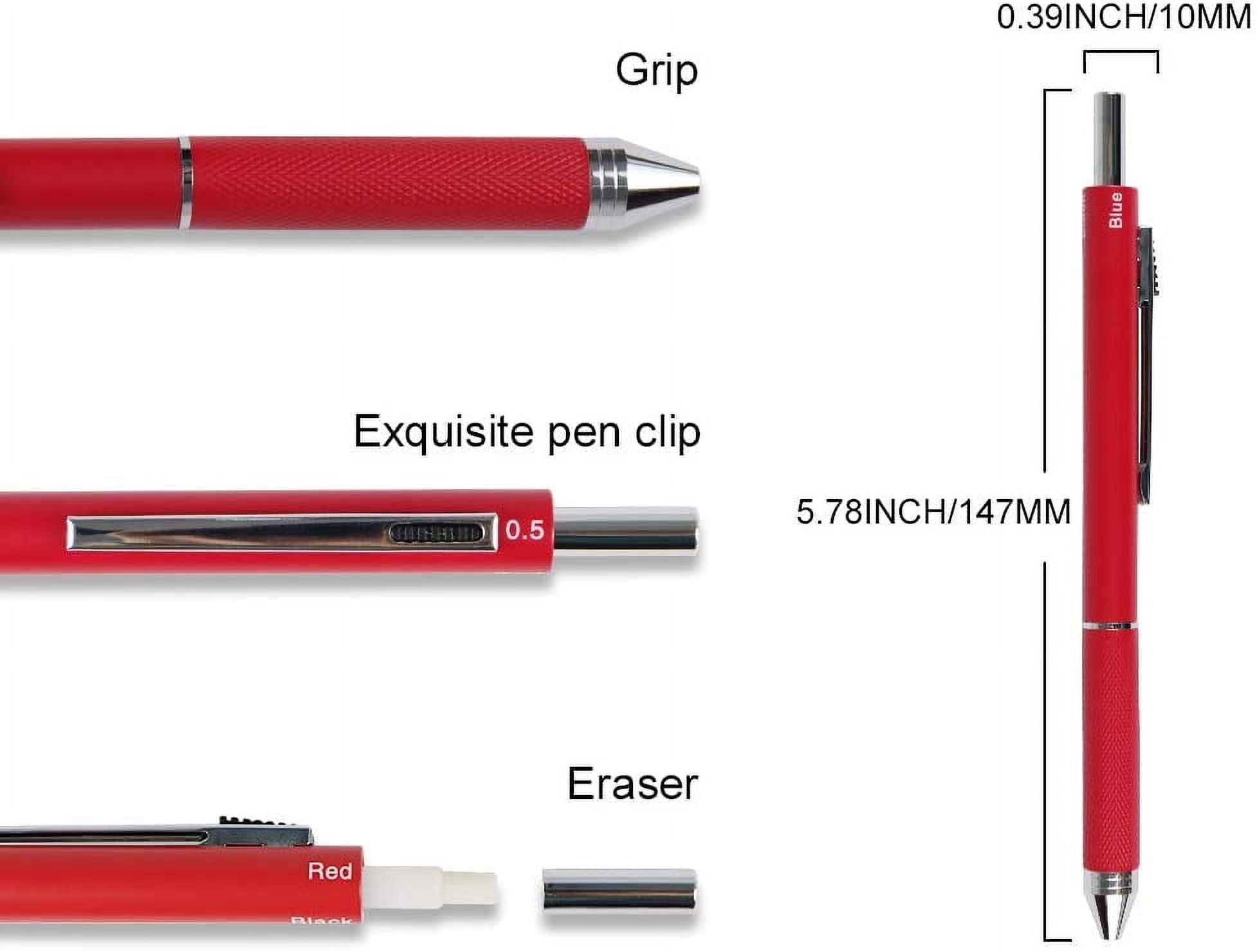 UKLL-4 in1 Multi-Function Refillable & Retractable Ballpoint Pen + 0 ...