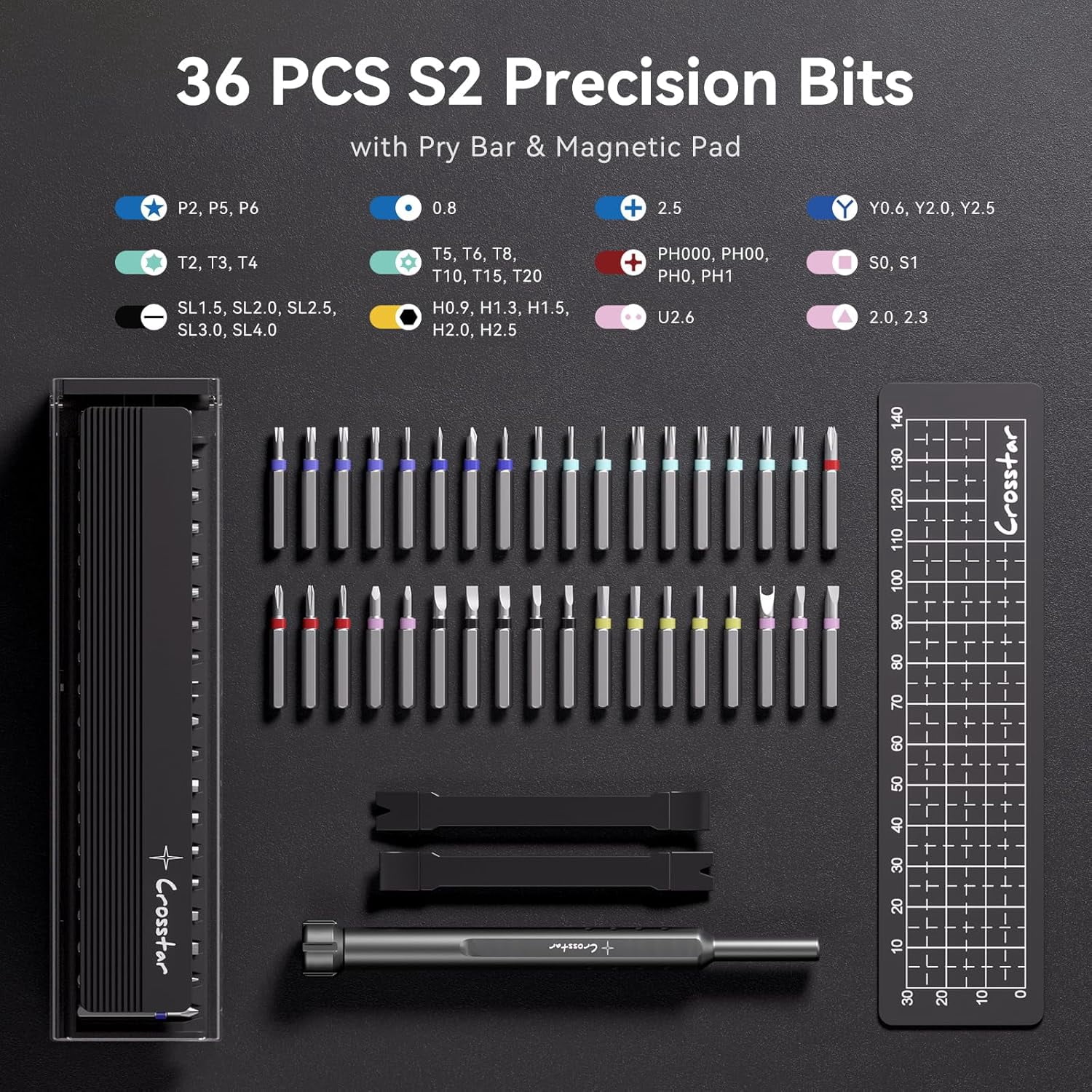 UKLL-42-in-1 Small Precision Screwdriver Set, Professional Magnetic ...
