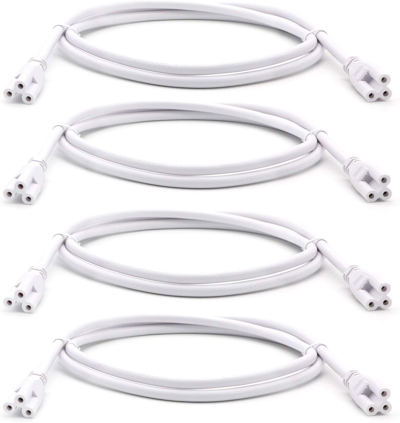 UKLL-4FT T5 T8 LED Tube Light Fixture - Linkable Cords, Double End ...