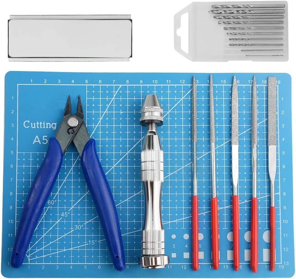 UKLL-50Pcs Modeler Basic Tools Craft Set Compatible with Gundam Model ...