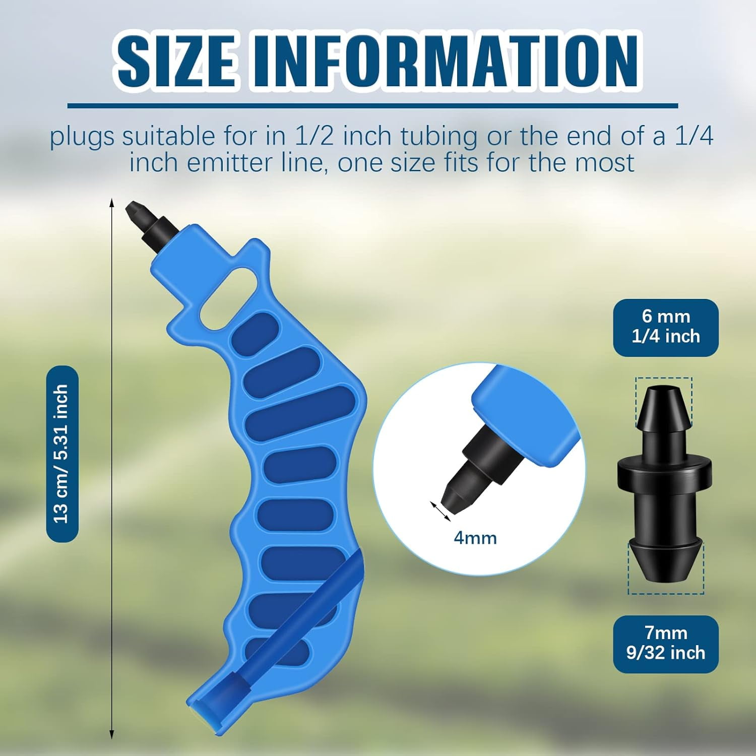 UKLL-51 Pcs Drip Irrigation Hole Punch Tool Set, Drip Irrigation Punch ...