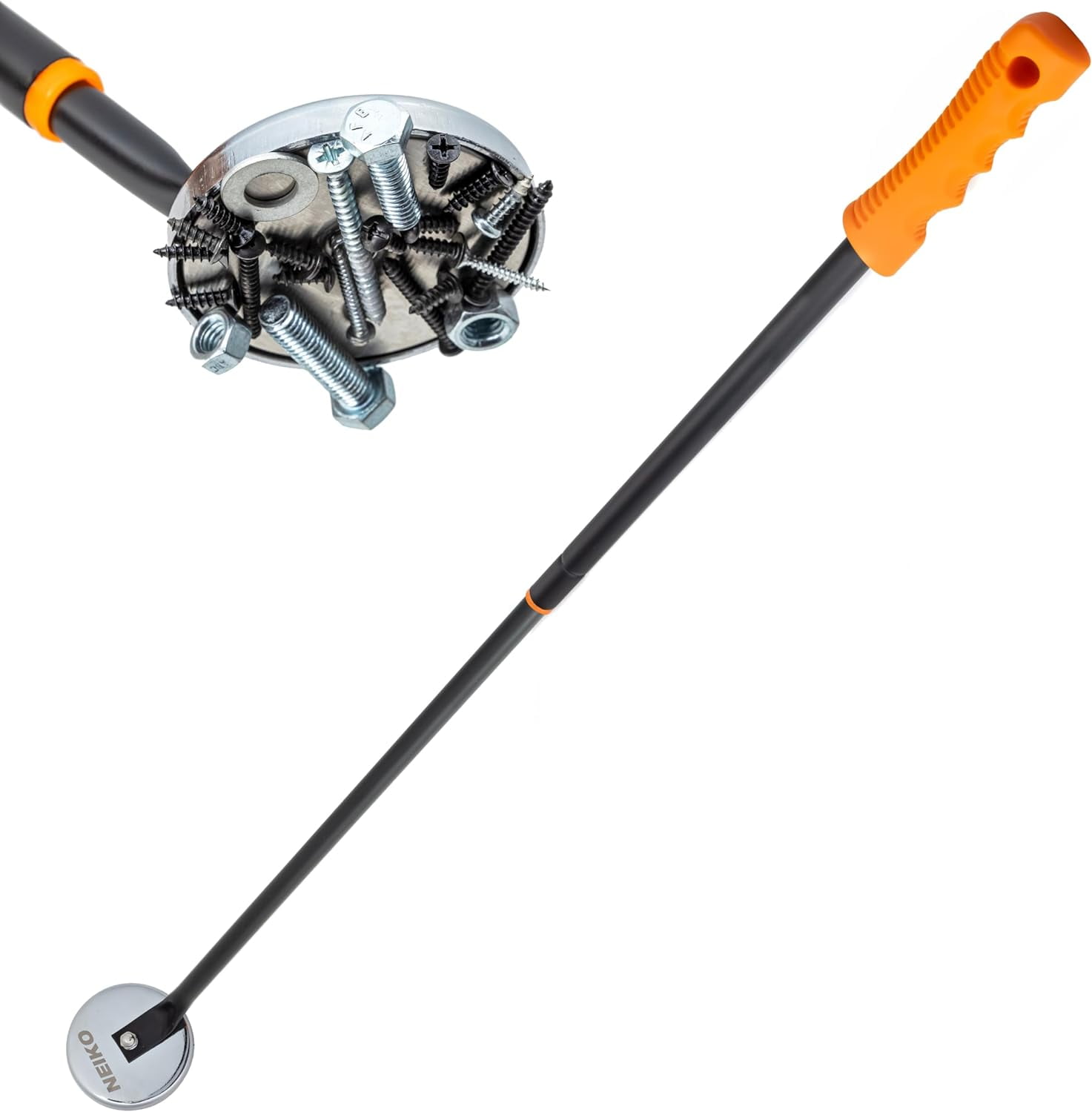 UKLL-53428A Telescoping Magnetic Pickup Tool, Heavy Duty 50 Pound, 36.5 ...