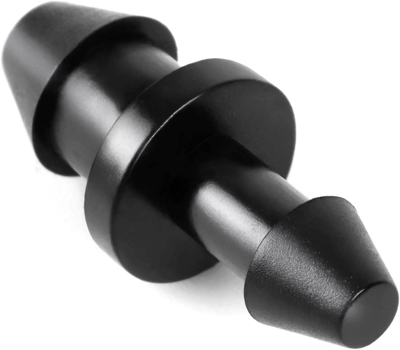 UKLL-60 Pieces 1/4" Drip Irrigation End Plug Fittings：1/4'' Drip Barbed End Cap Connectors for 1 ...