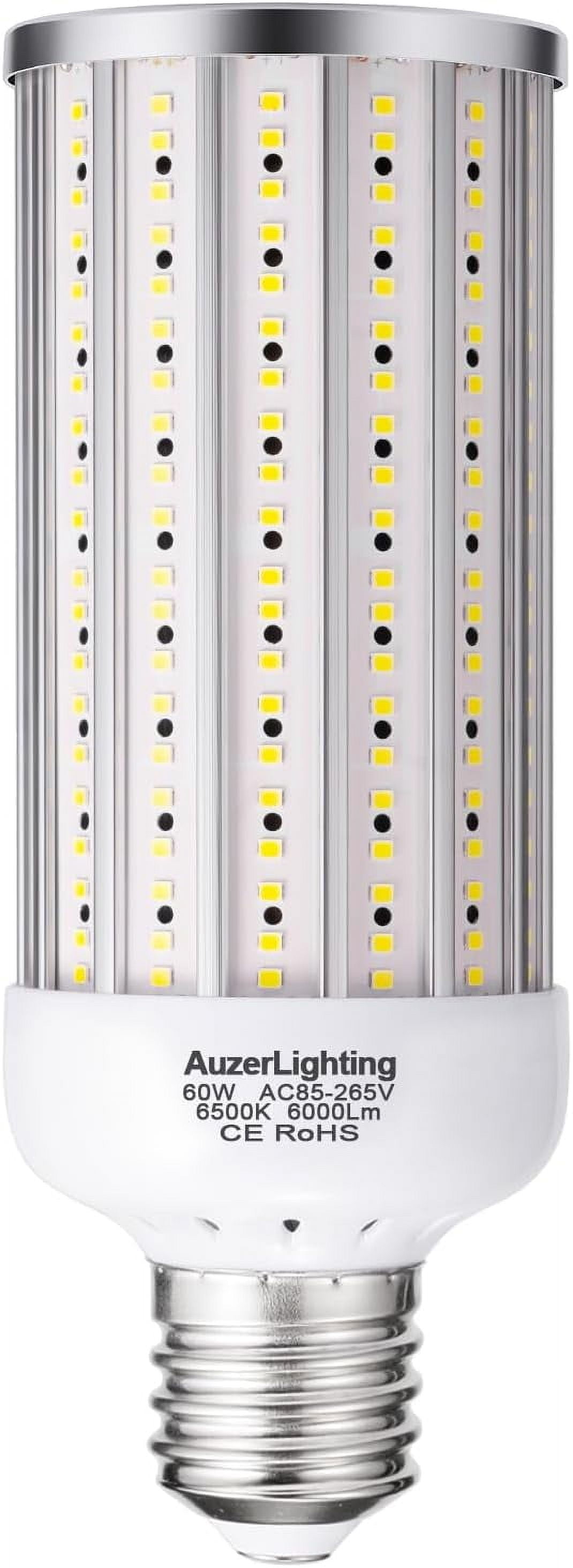 UKLL-60W LED Corn Light Bulb, Large Mogul E39 Base, 6000-Lumen, 6500K ...