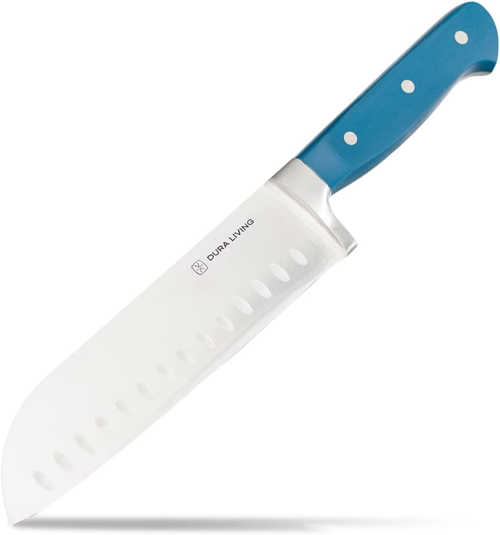 UKLL-7-Inch Santoku Knife - Razor-Sharp High-Carbon Stainless Steel ...