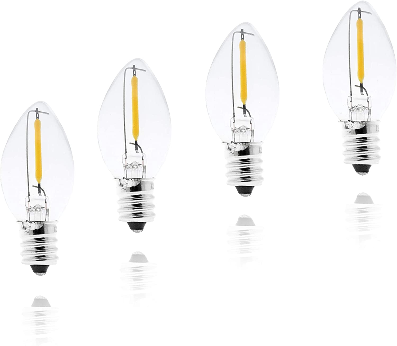 UKLL-7W Night Light Bulbs Small Base C7 Led Light Bulbs - Warm White ...