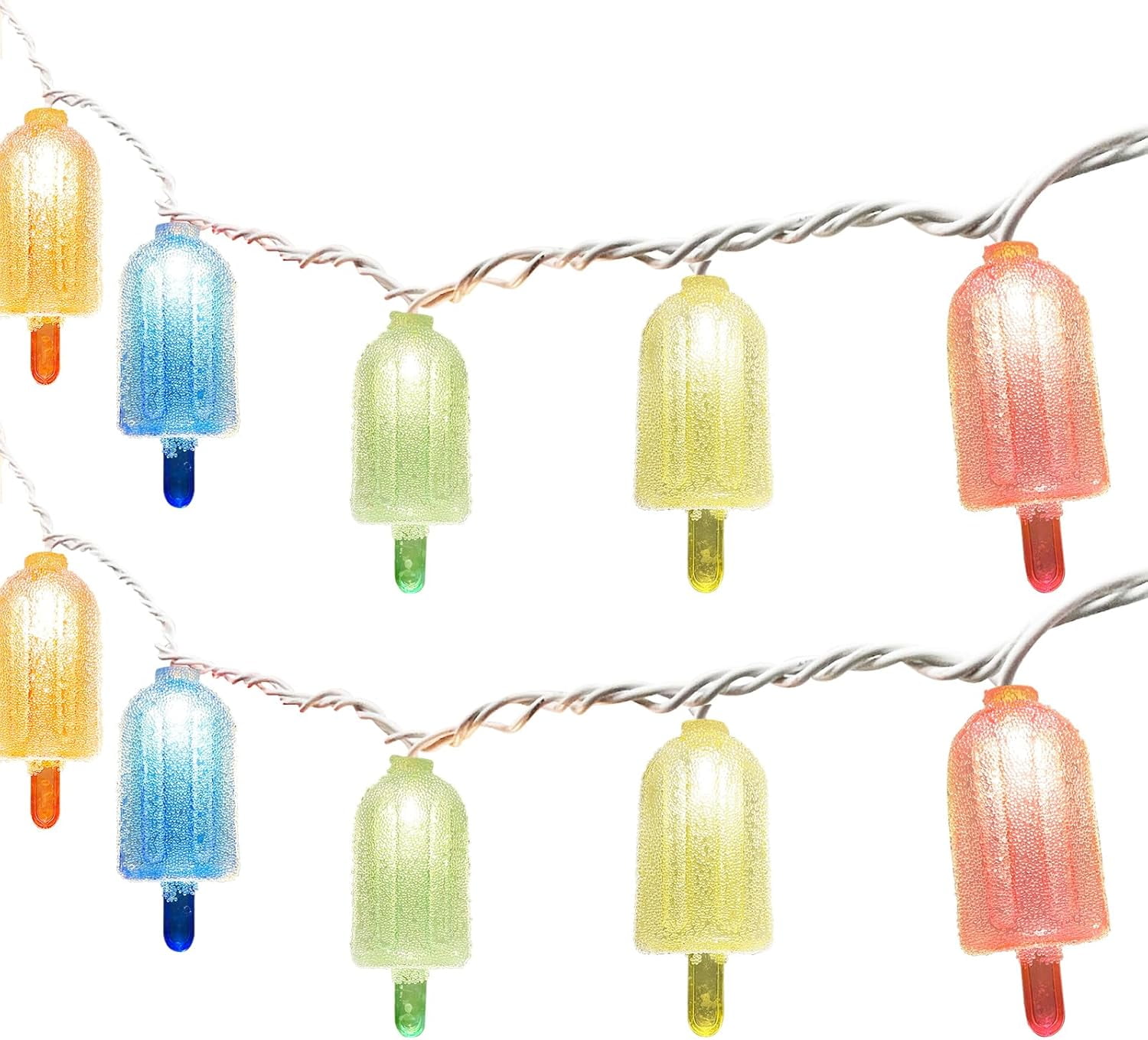 UKLL-8.5FT Colorful Ice Cream Popsicle String Lights, Party Decor LED ...