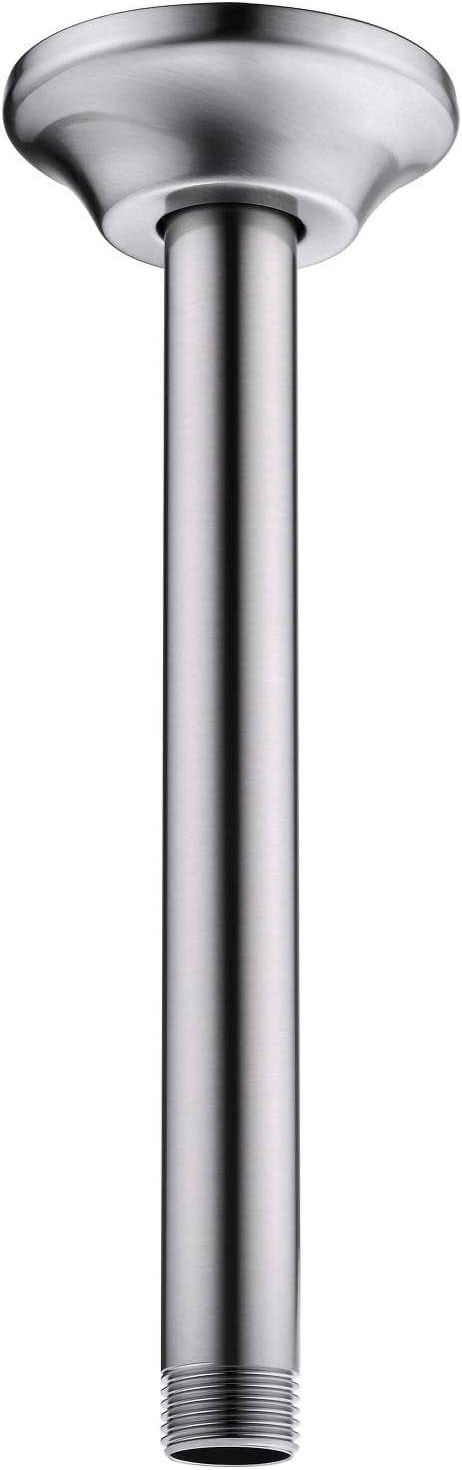 UKLL-8 Inch Ceiling Mount Rain Shower Head Arm and Flange, Brushed Nickel - Walmart.com