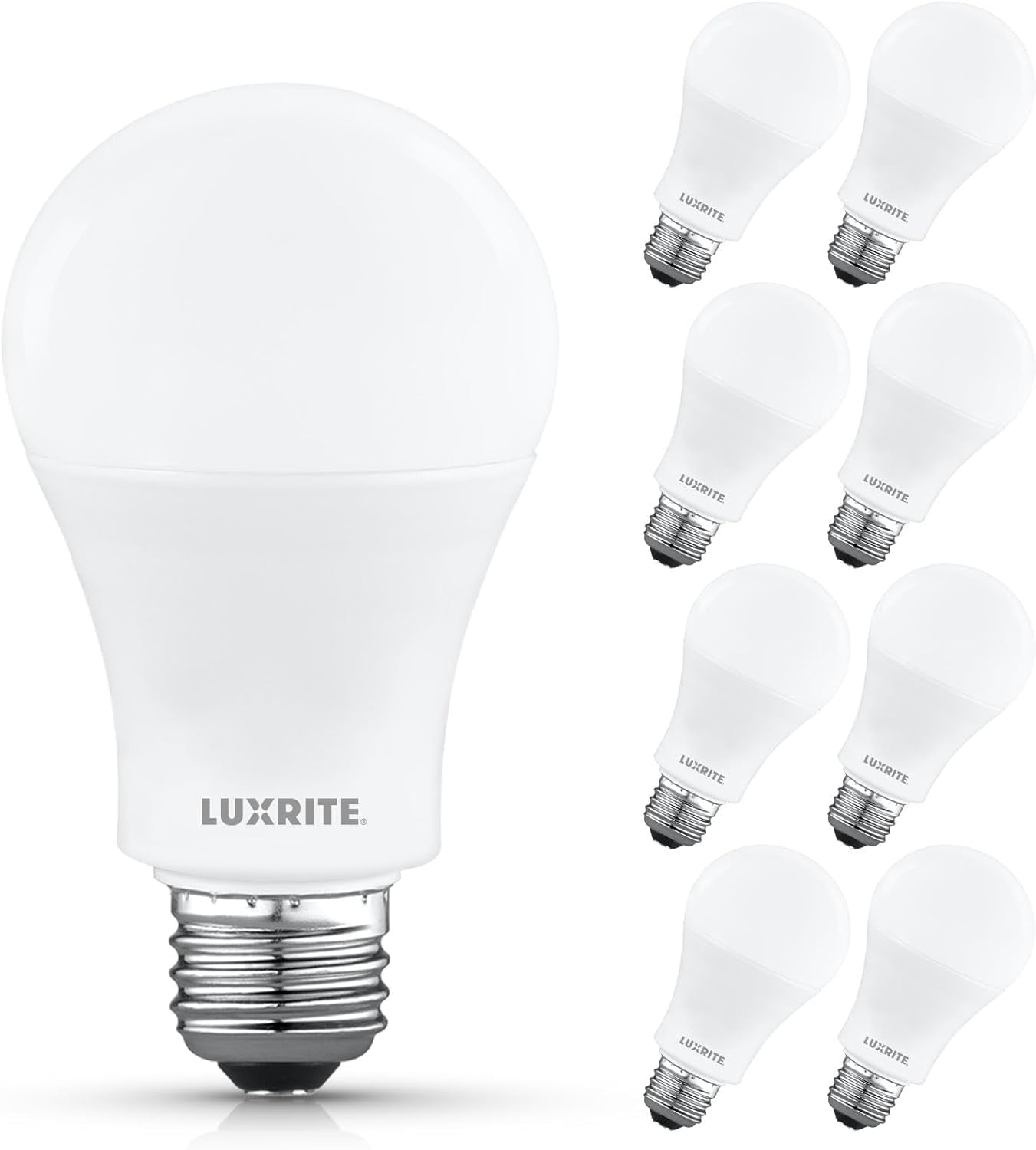 UKLL-A19 LED Light Bulb 100 Watt Equivalent, 3500K Natural White ...