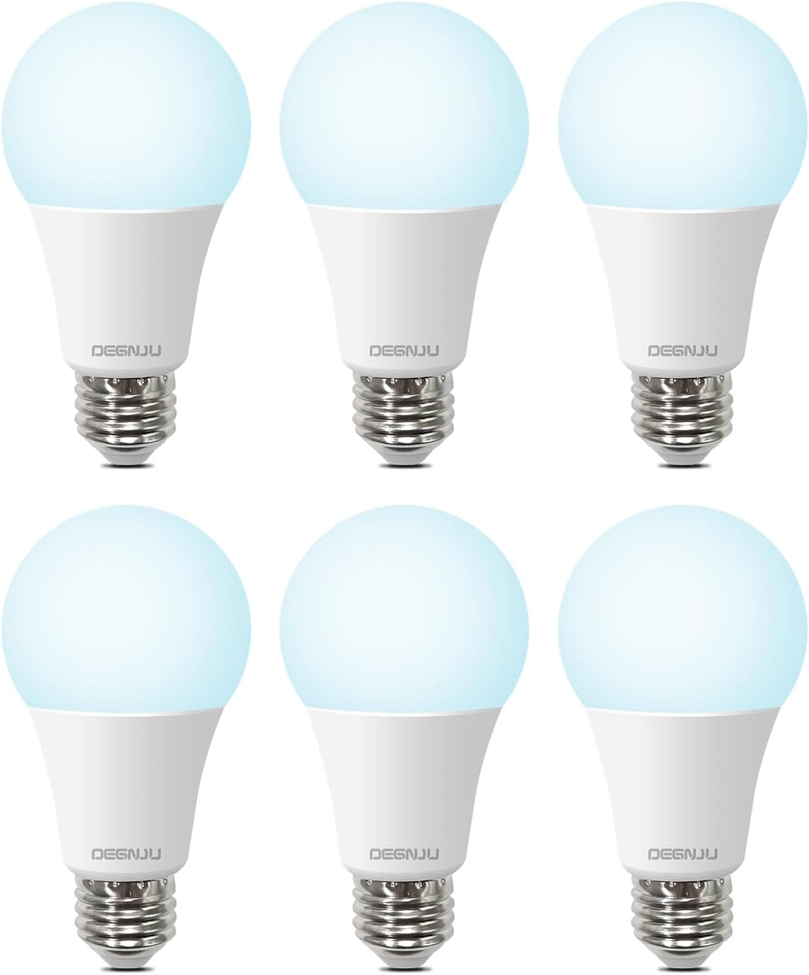 UKLL-A19 LED Light Bulbs, 100 Watt Equivalent LED Bulbs, Daylight 5000K ...