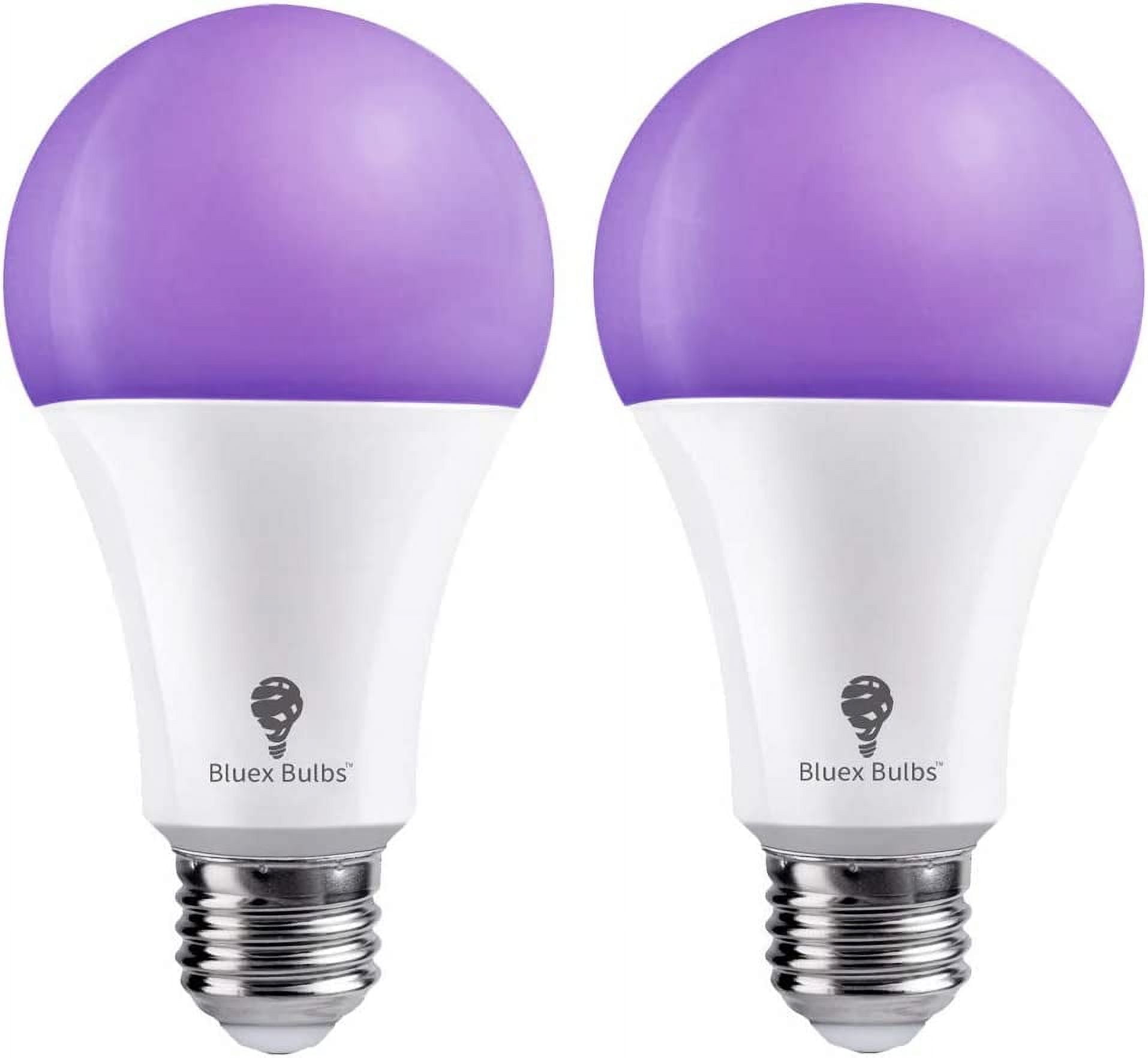 UKLL-A21 LED Black Light Bulb, 16W (120Watt Equivalent) E26 Blacklight ...