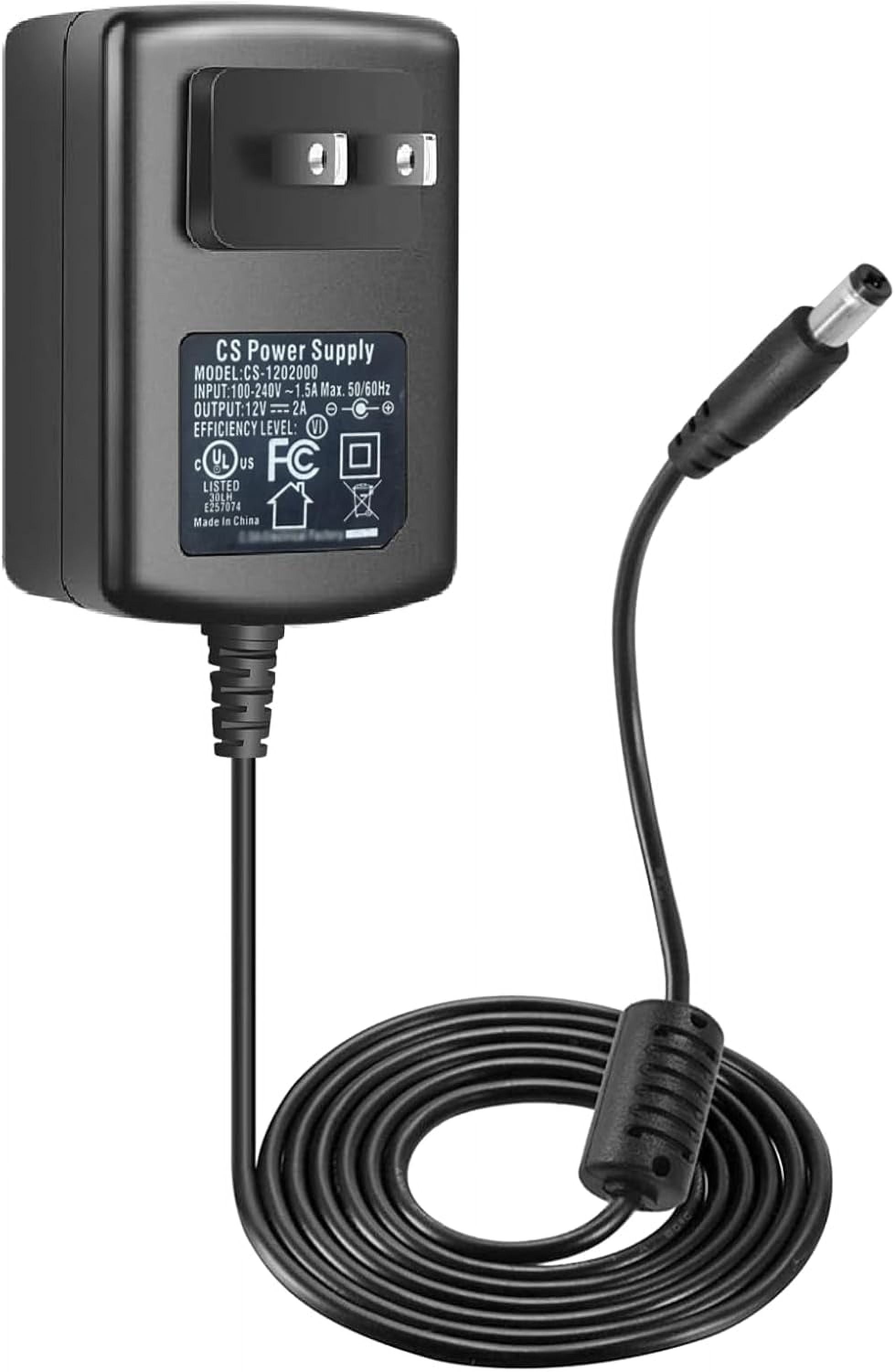 UKLL-AC 100-240V to DC 12V 2A Power Supply Adapter, 5.5mm x 2.1mm Plug ...