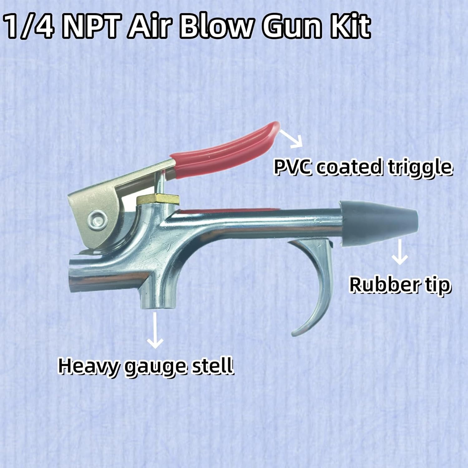 UKLL-Air Nozzle Blow Gun Set, 10PCS Air Blow Gun Tools Accessory Kit, 5 ...