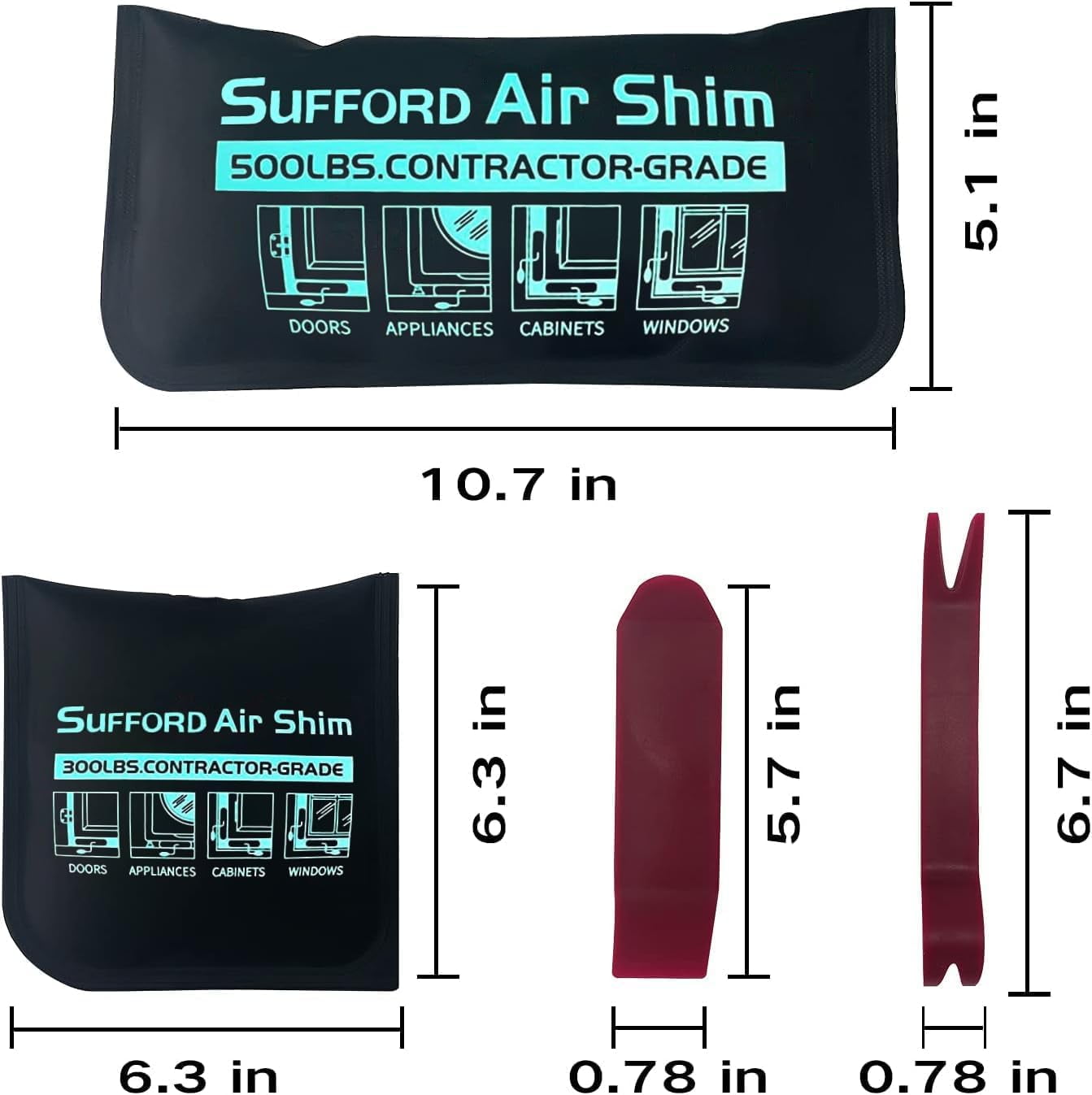 UKLL-Air Wedge Bag, Commercial Grade Air Wedge Bag Pump Professional ...