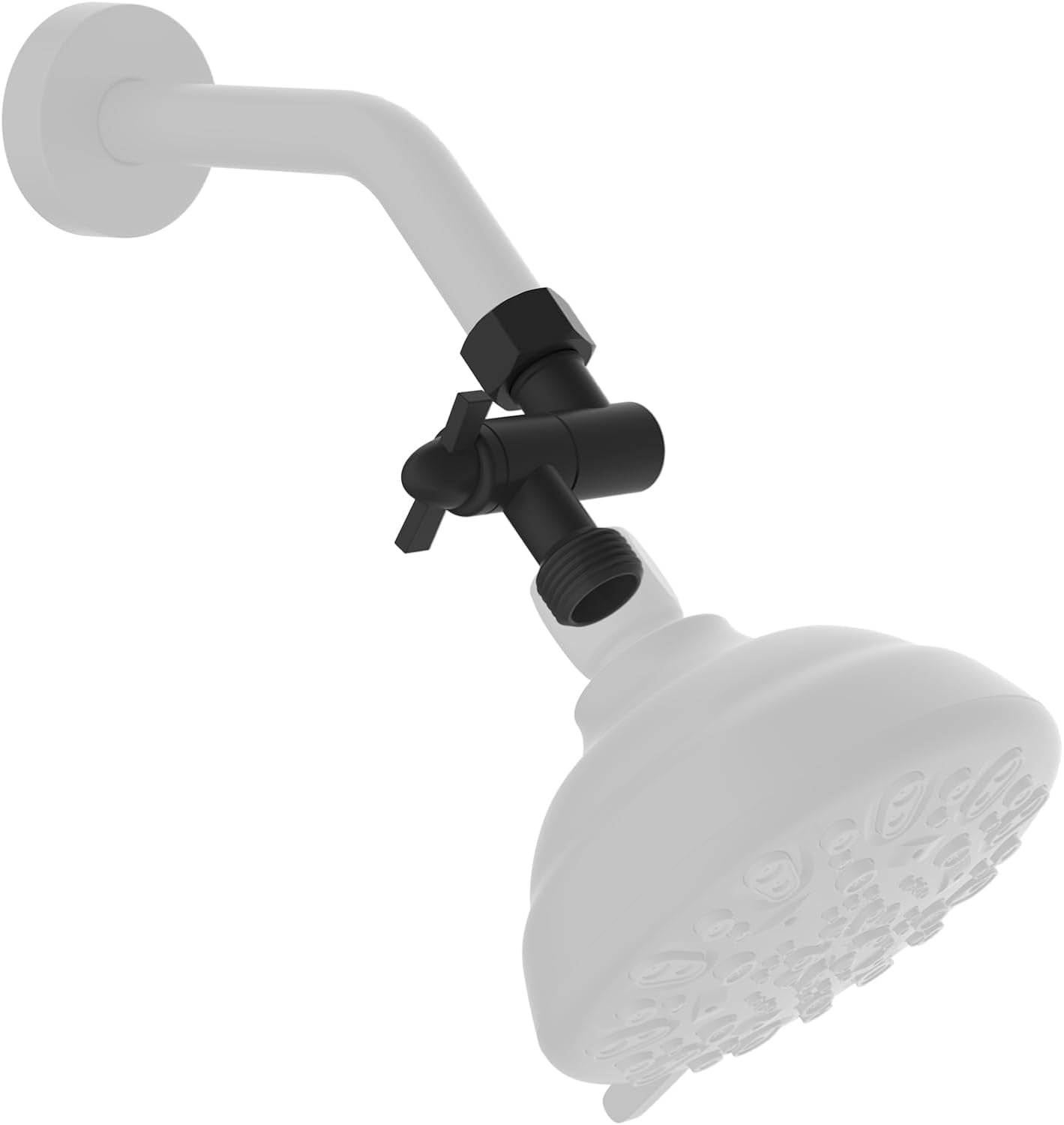 UKLL-All Metal Shower Head Elbow Adapter, 360 ° Adjustable Swivel Brass ...