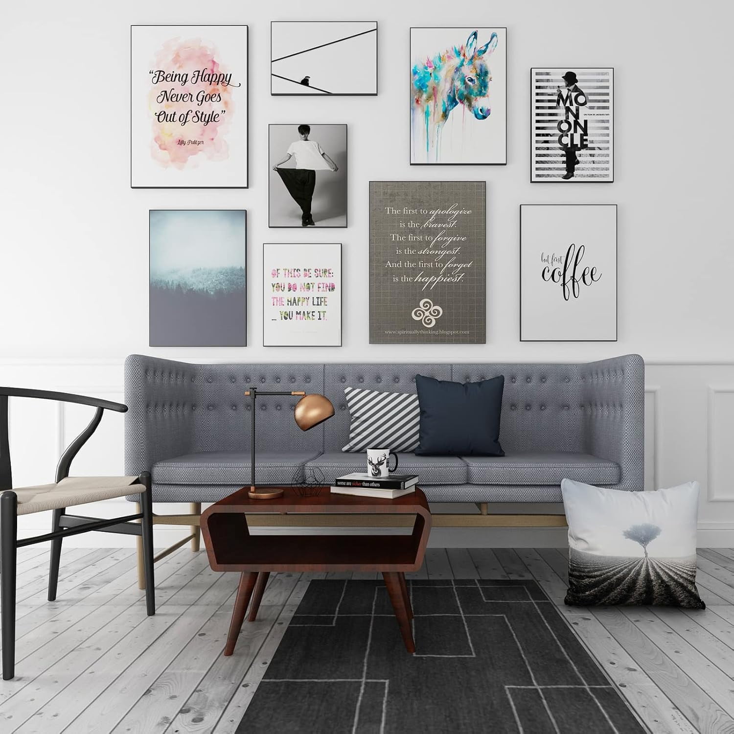 UKLL-All in One Picture Hanging Tool Kit with Level, Portable Picture ...