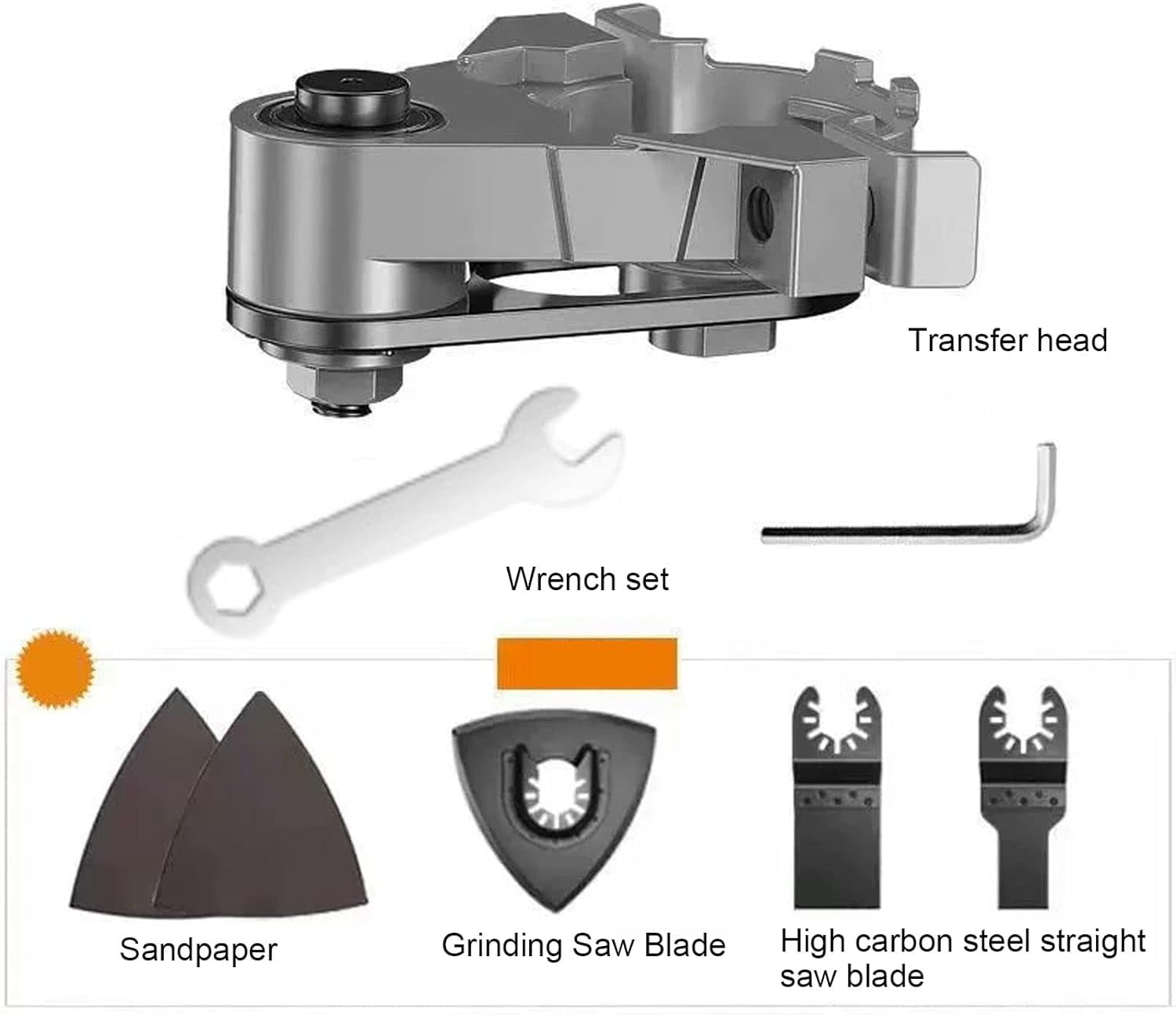 UKLL-Angle Grinder Converter Oscillating Tool, M10 Multifunction ...