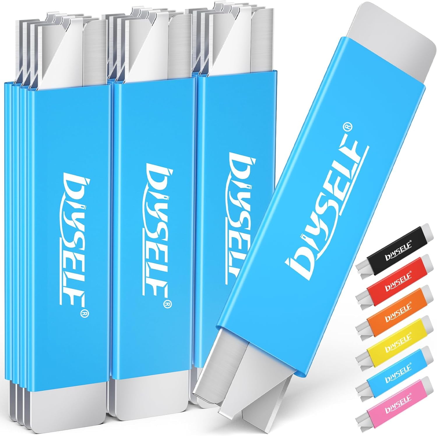 UKLL-Box Cutters, 12 Pack Box Cutter Retractable, Box Cutters Knife ...