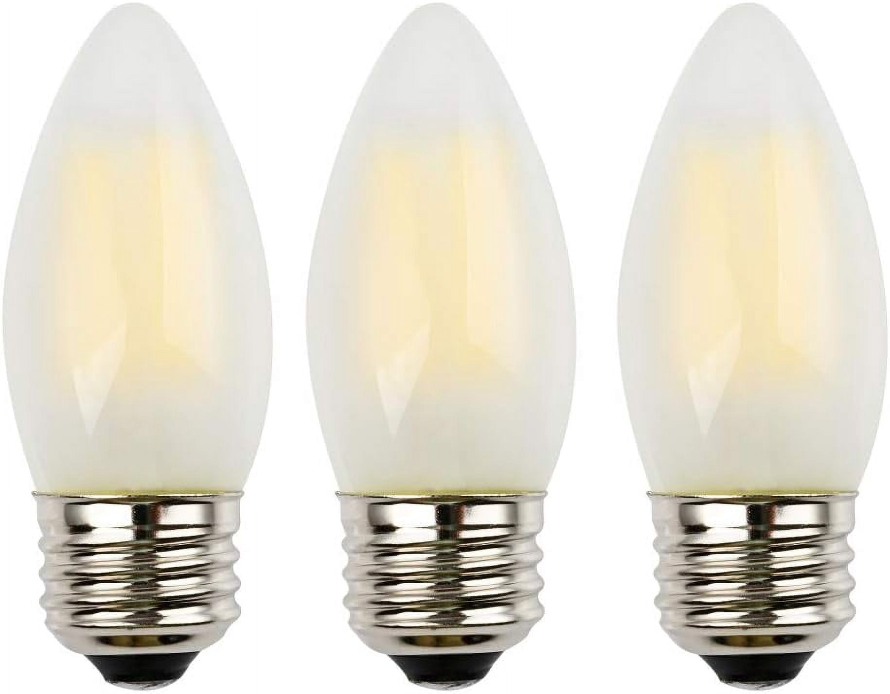 UKLL-C35 6W LED Candelabra Bulb, 4000K Neutral White Daylight, 60W ...