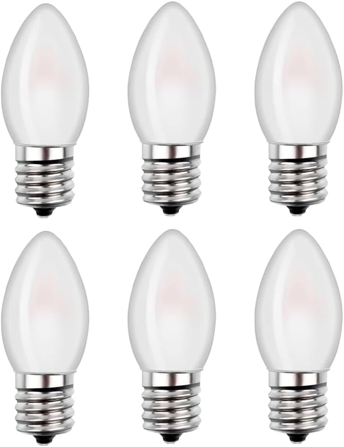 UKLL-C7 Candelabra Led Light Bulbs, Small Night Light Bulb,0.5W Equivalent to 4 Watt 5 Watt ...
