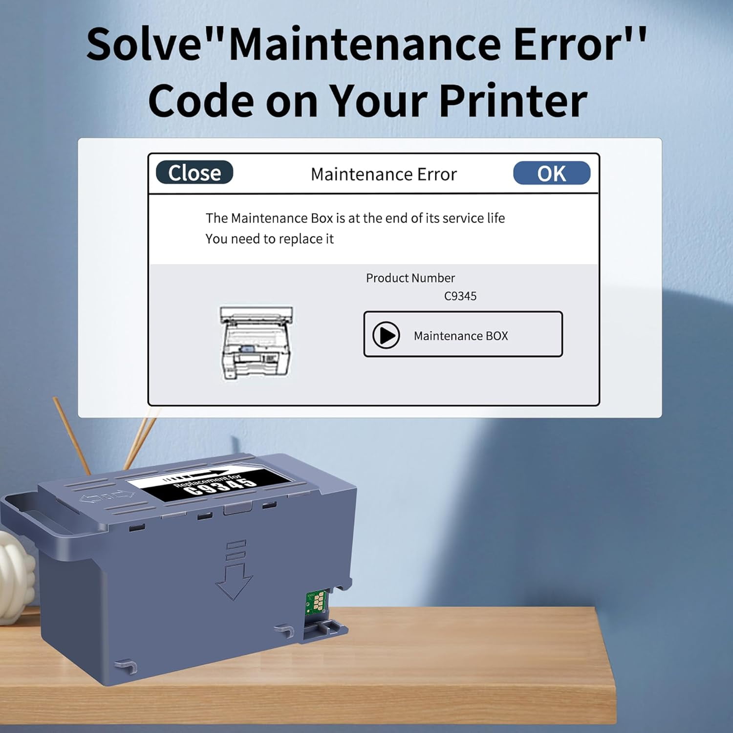 UKLL-C9345 PXMB9/C12C934591 Ink Maintenance Box Replacement for EC ...