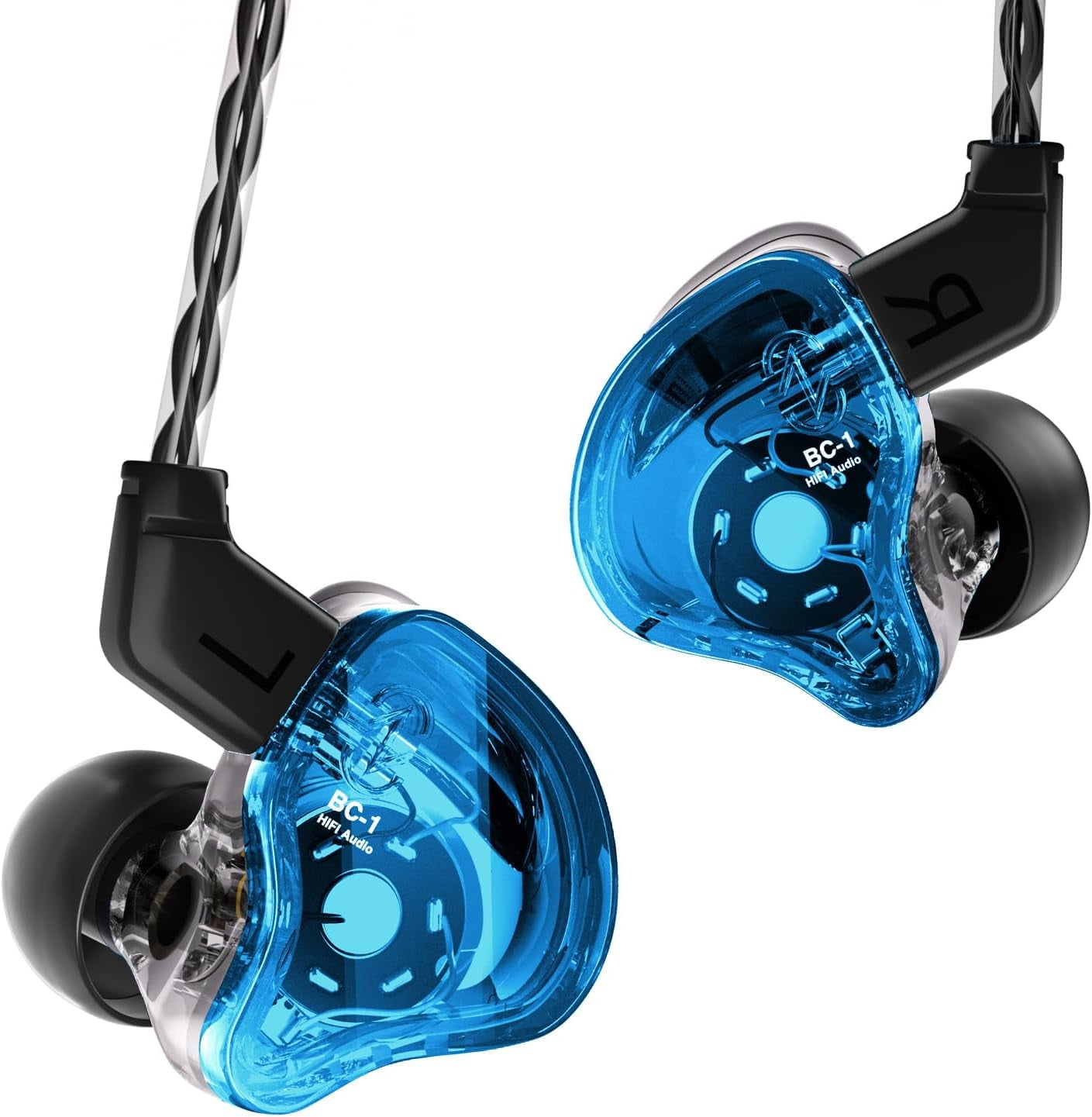 UKLL-CCZ Melody Wired Earbuds Earphones, hifi 1DD 1BA Drivers in ear ...