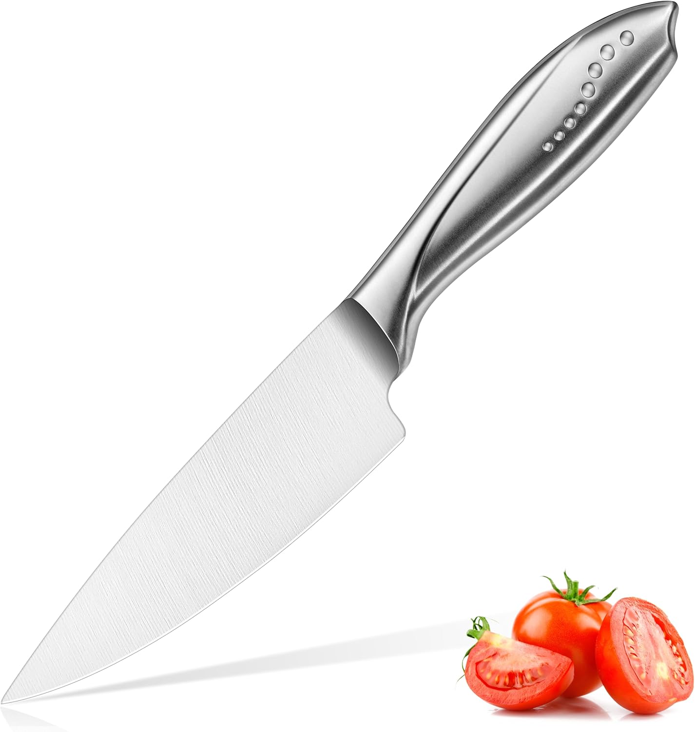 UKLL-Chef Knife, 6 Inch Kitchen Chef’s Knife Sharp High Carbon ...